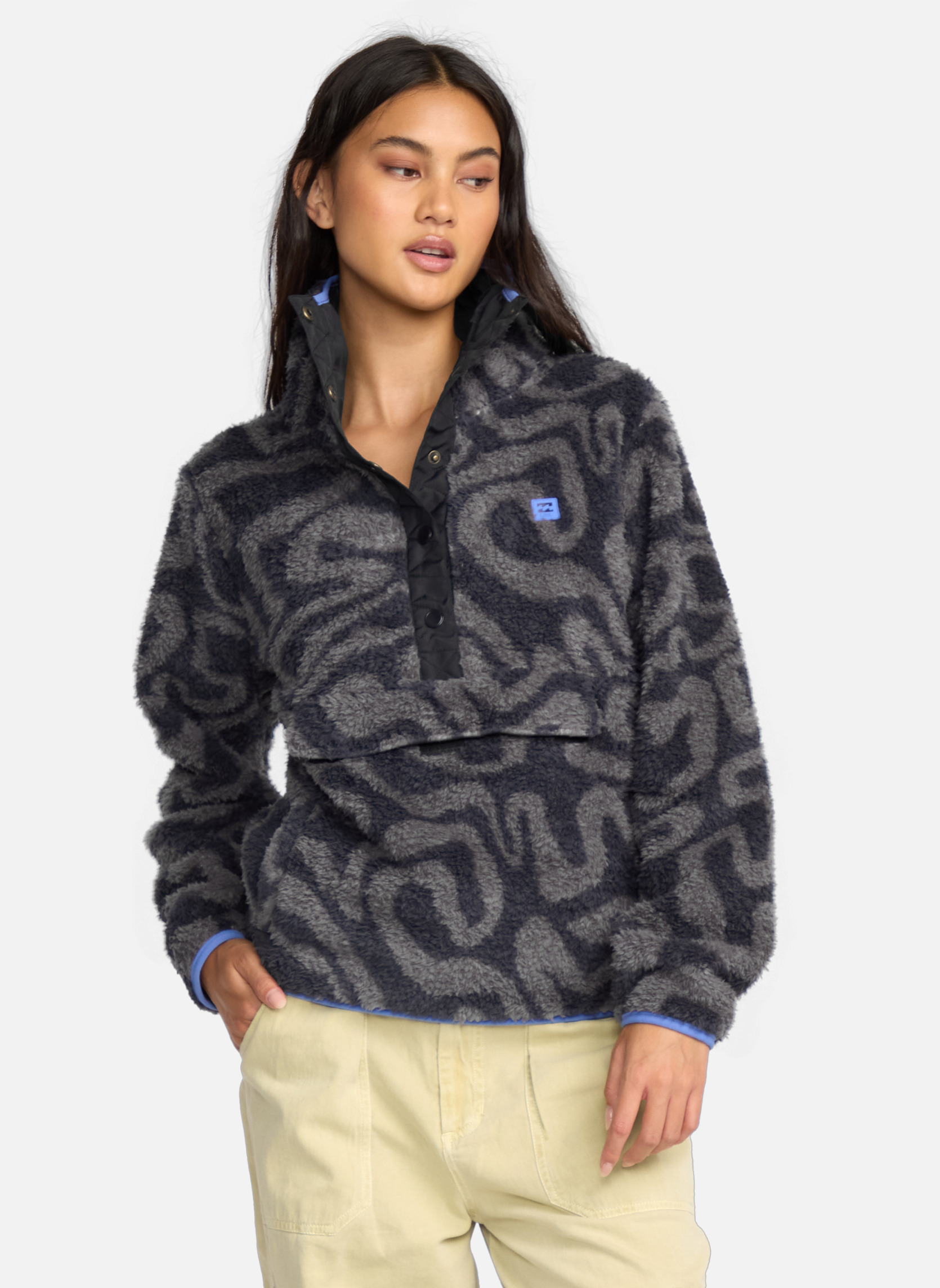 Billabong Sweats à capuche Sweat col montant SWITCHBACK noir | Sarenza ...