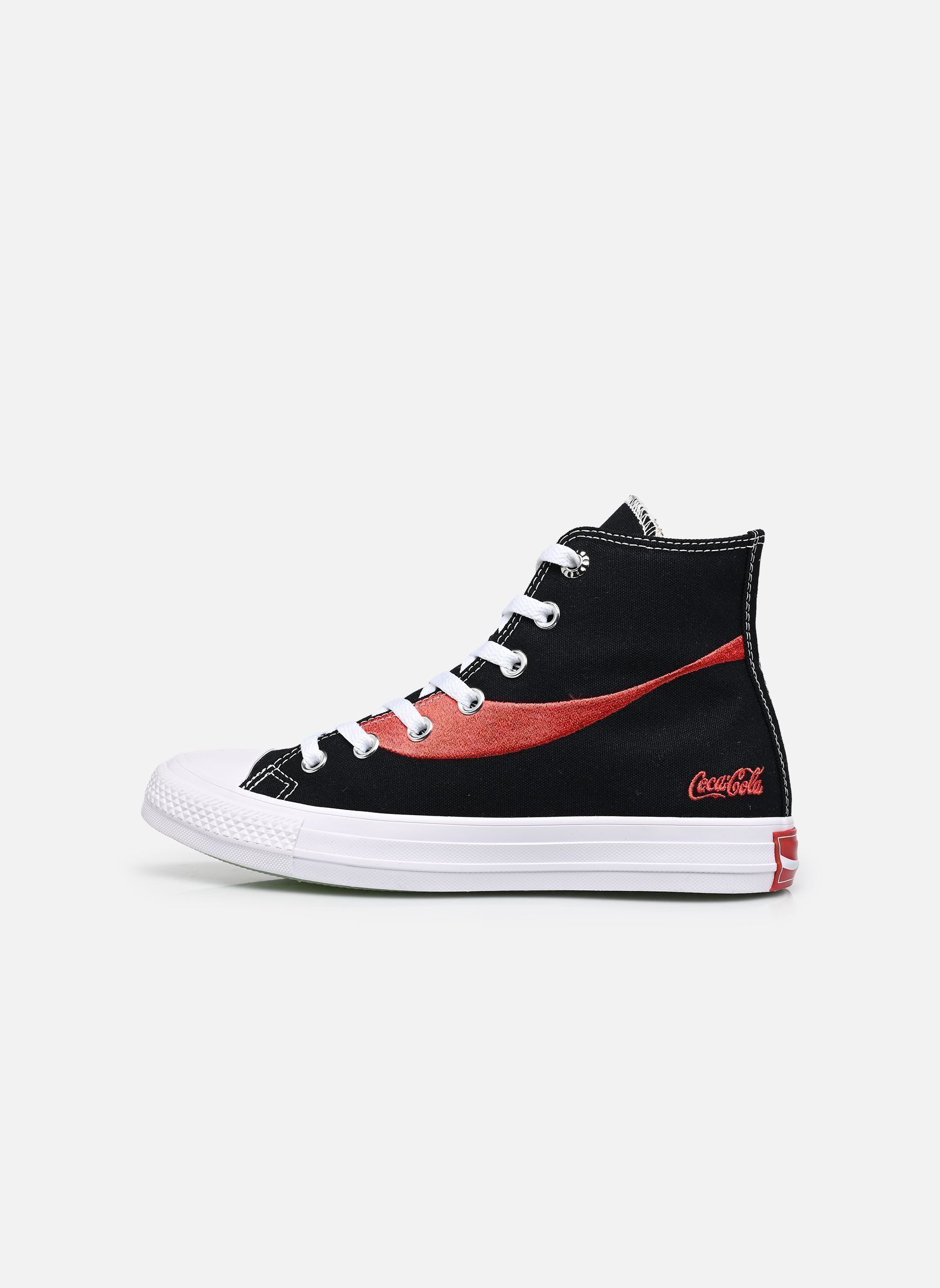 Zapatillas de lona Chuck Taylor All Star Coca Cola Hi negro Converse ...