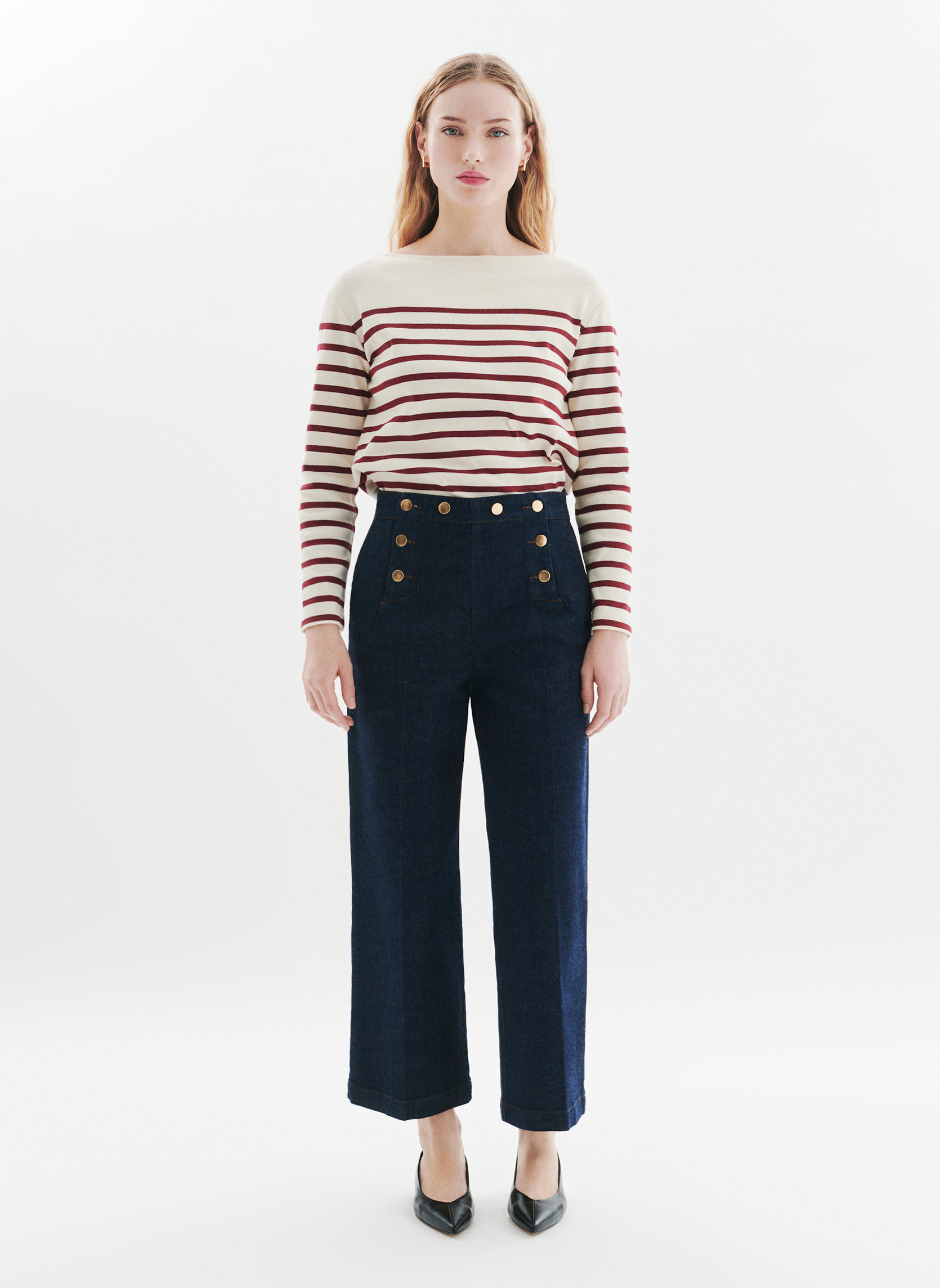 Caroll Jeans droit Jeans - 252P-PAOLINODENIM femme bleu | Sarenza France