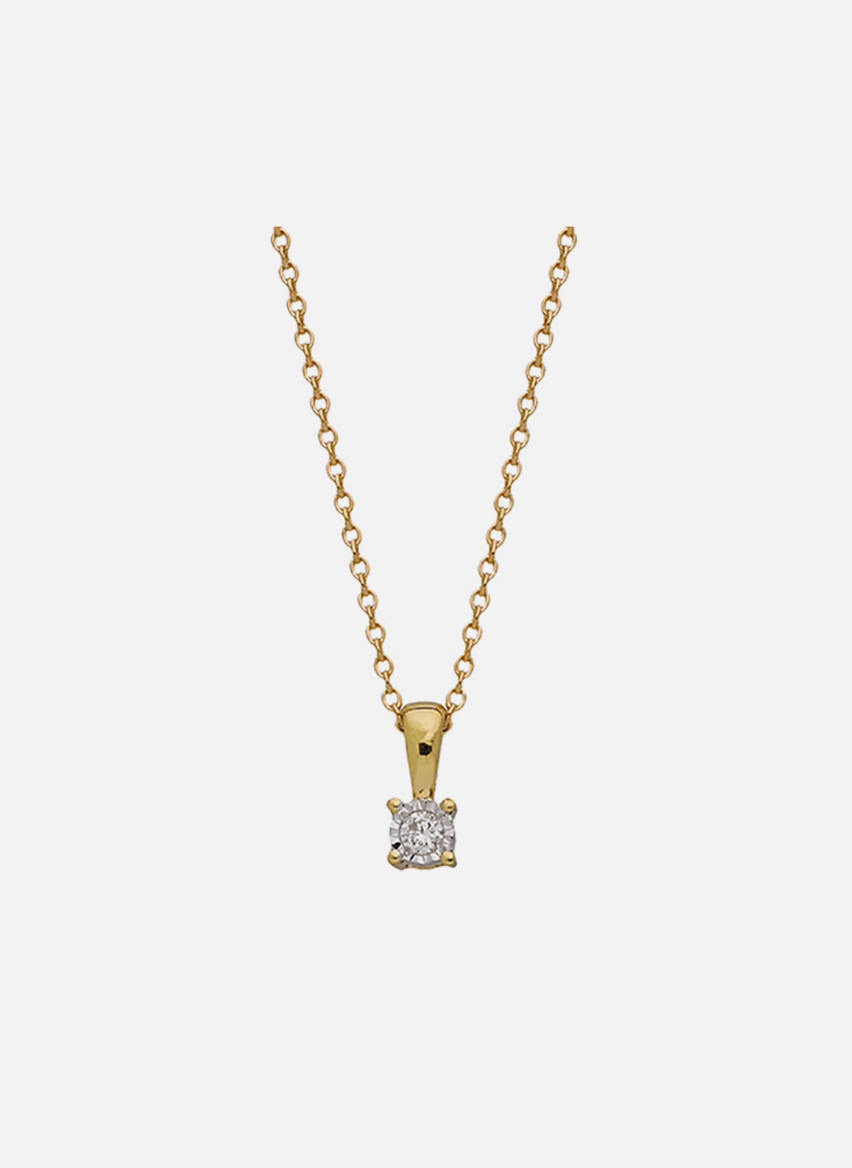Brillaxis Colliers Collier Brillaxis solitaire diamant or jaune femme ...