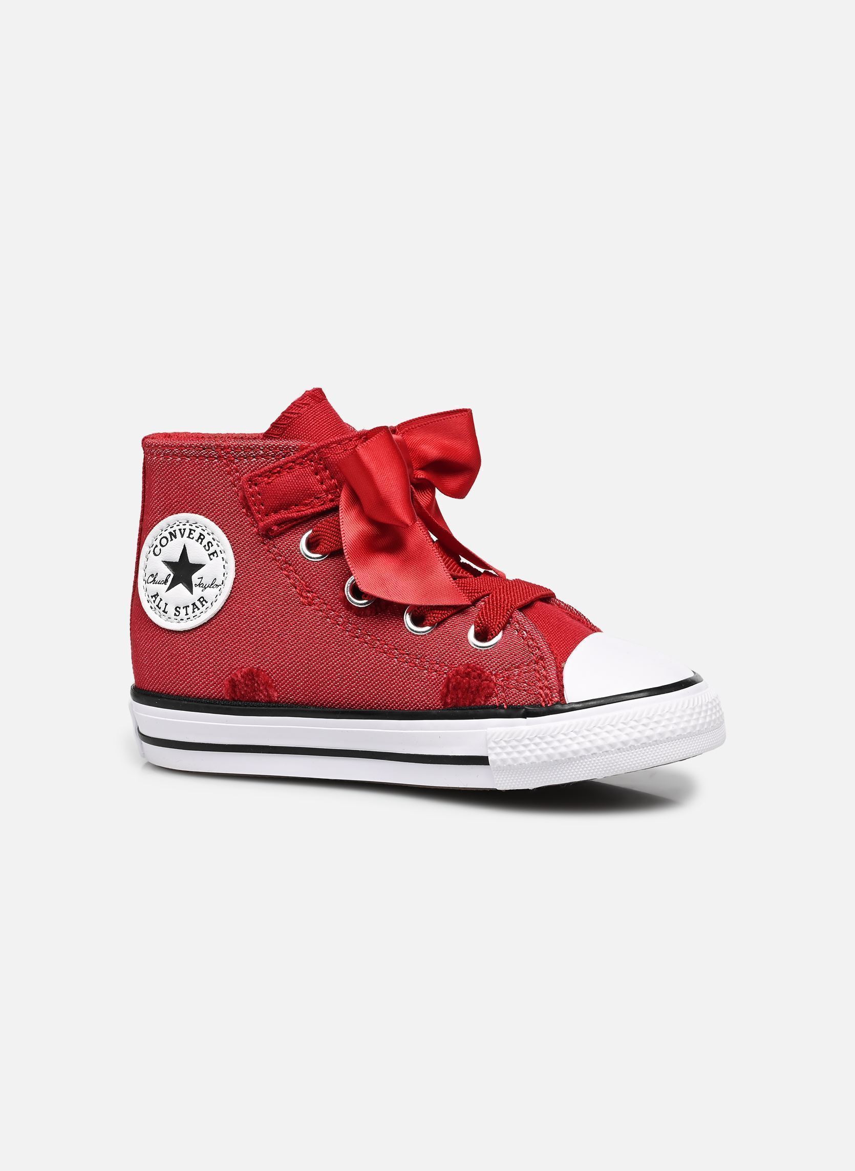 Converse Baskets Chuck Taylor All Star Bow Easy On Hi I fille rouge | Sarenza Suisse