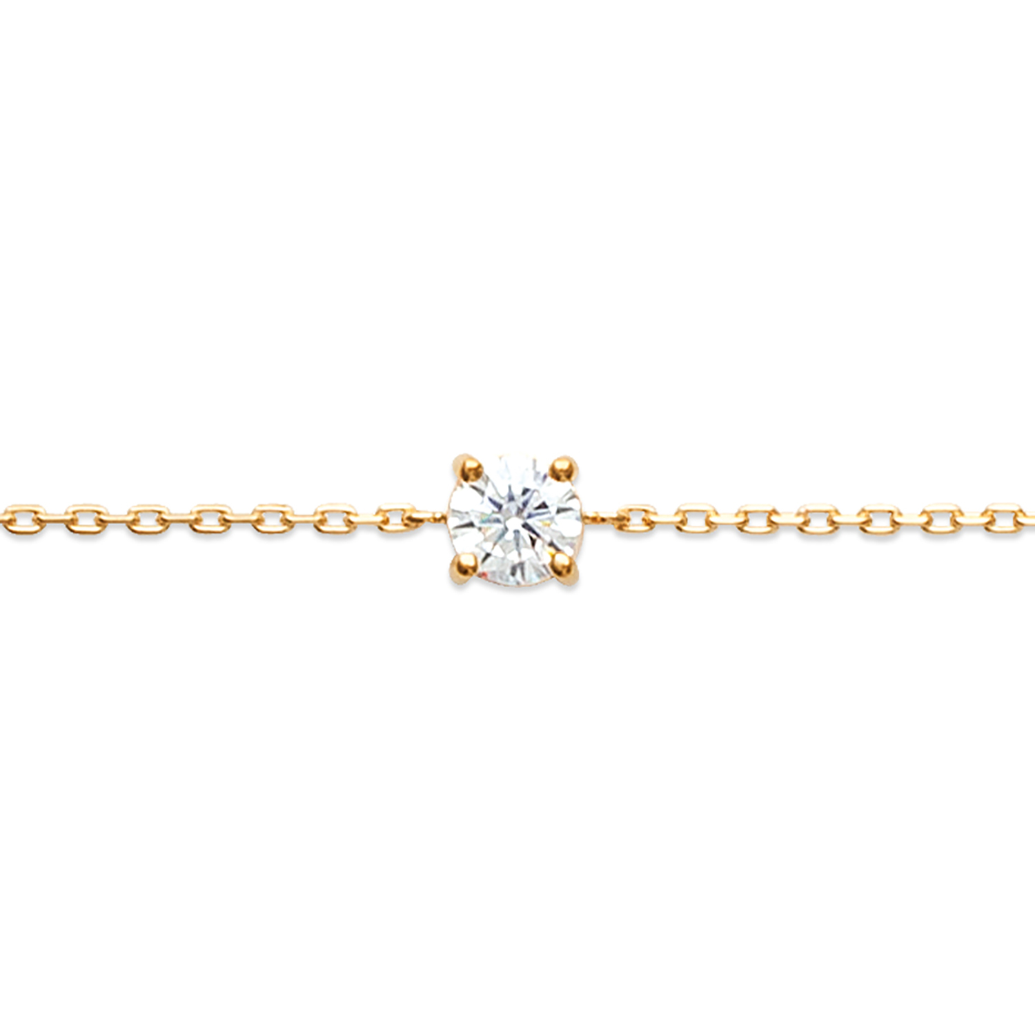 Brillaxis Colliers Collier Brillaxis solitaire serti 4 griffes femme or ...