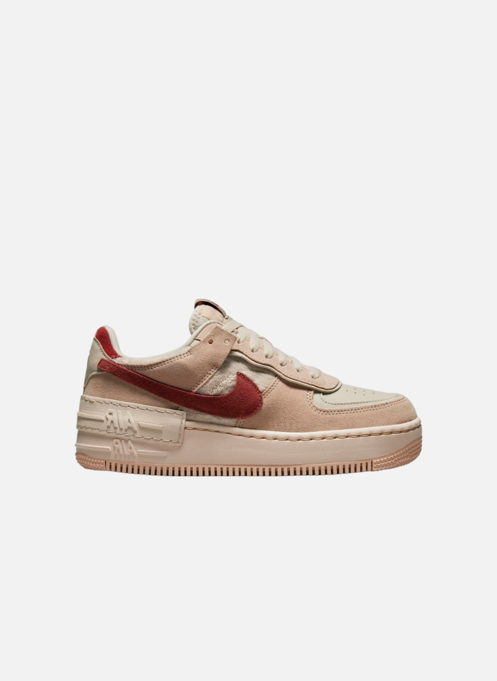 Nike Baskets Air Force 1 Shadow Shimmer femme rouge | Sarenza France