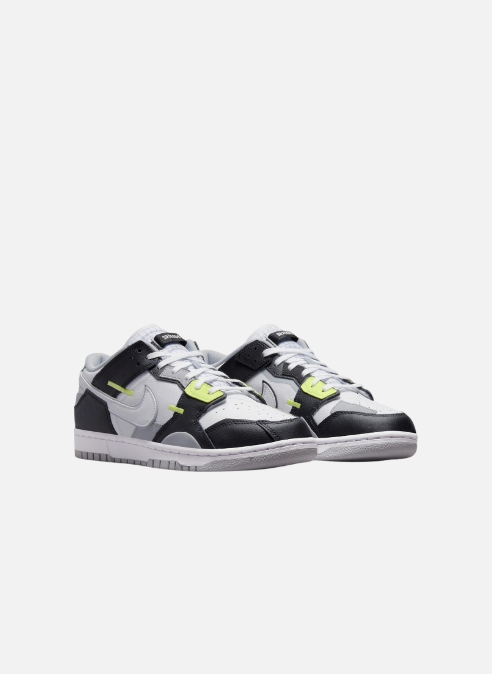 Nike Baskets Dunk Low Scrap Wolf Grey Light Lemon Twist homme noir ...