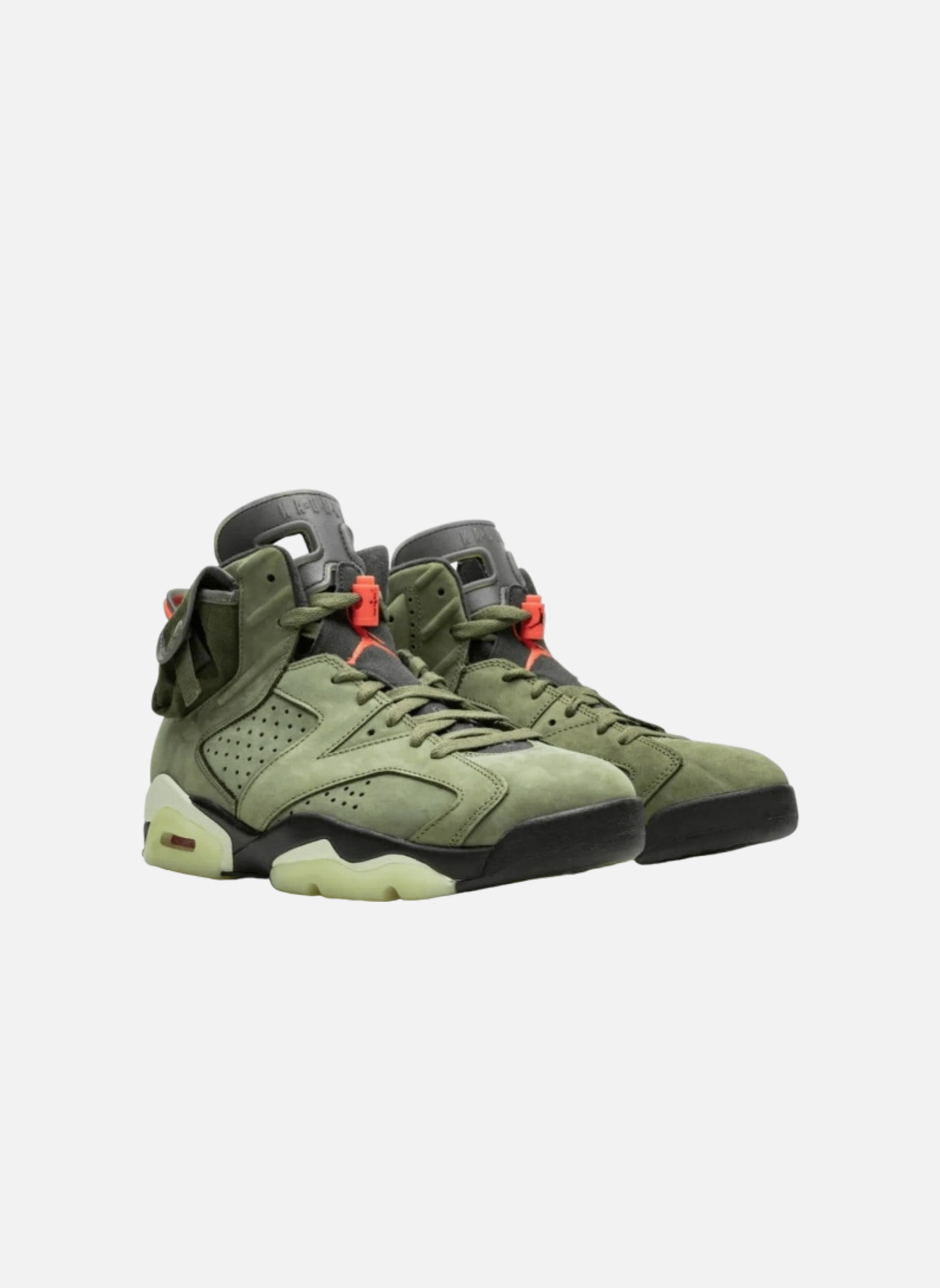 Air Jordan Baskets 6 Retro Travis Scott vert | Sarenza France