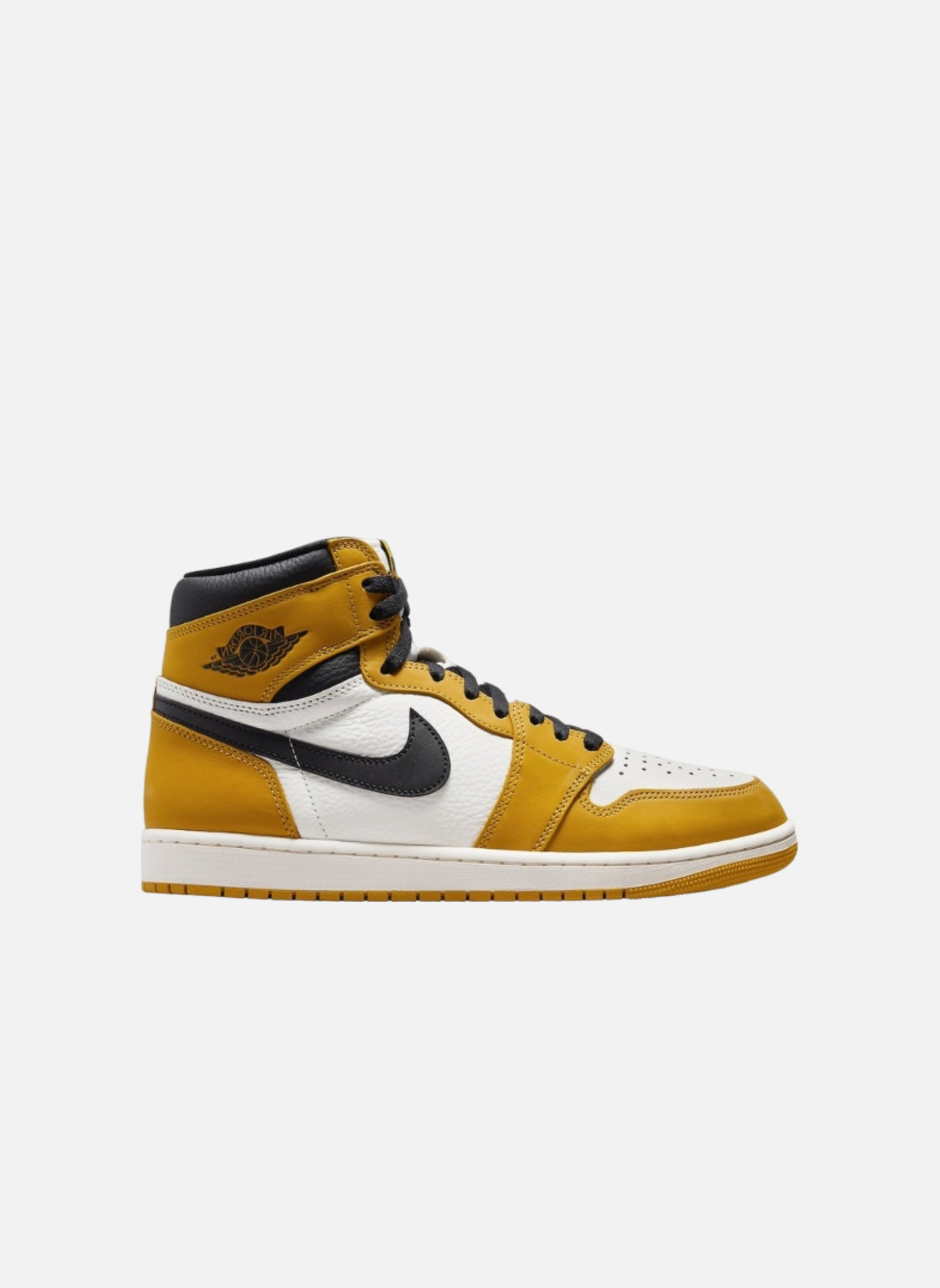 Air Jordan Baskets 1 Retro High OG Yellow Ochre homme jaune | Sarenza ...