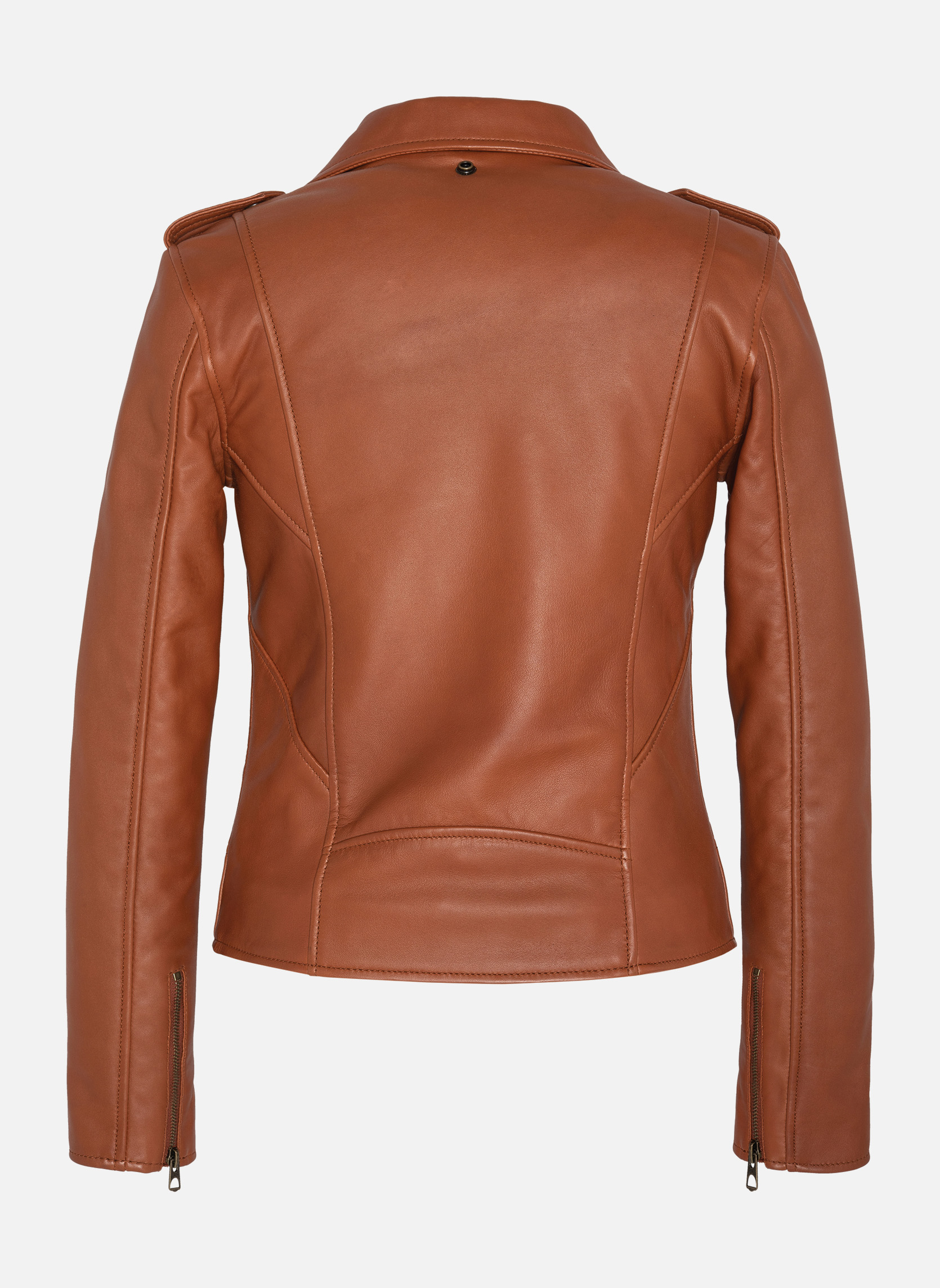 Schott Vestes en cuir Blouson Perfecto® Cognac femme marron | Sarenza ...