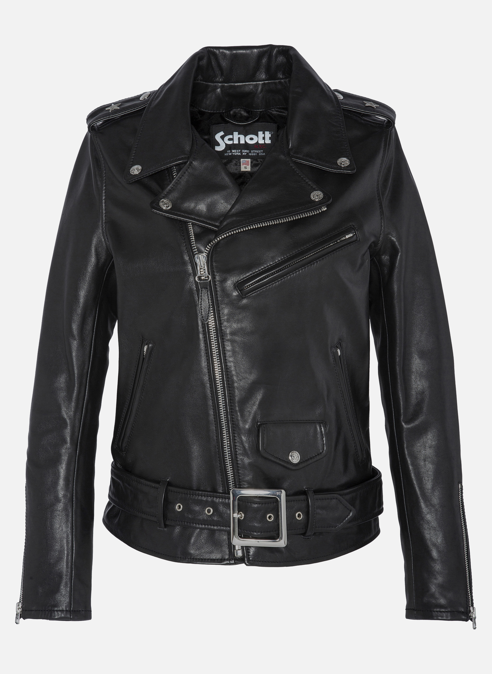 Schott Vestes en cuir Blouson Perfecto® "One Star" Noir noir | Sarenza ...