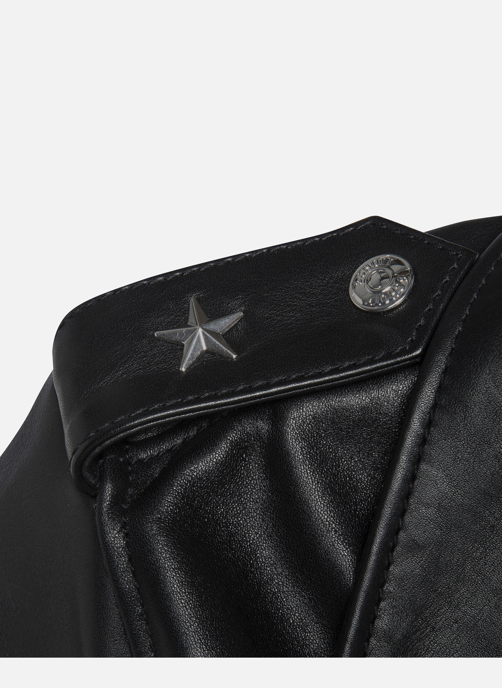 Schott Vestes en cuir Blouson Perfecto® "One Star" Noir noir | Sarenza ...