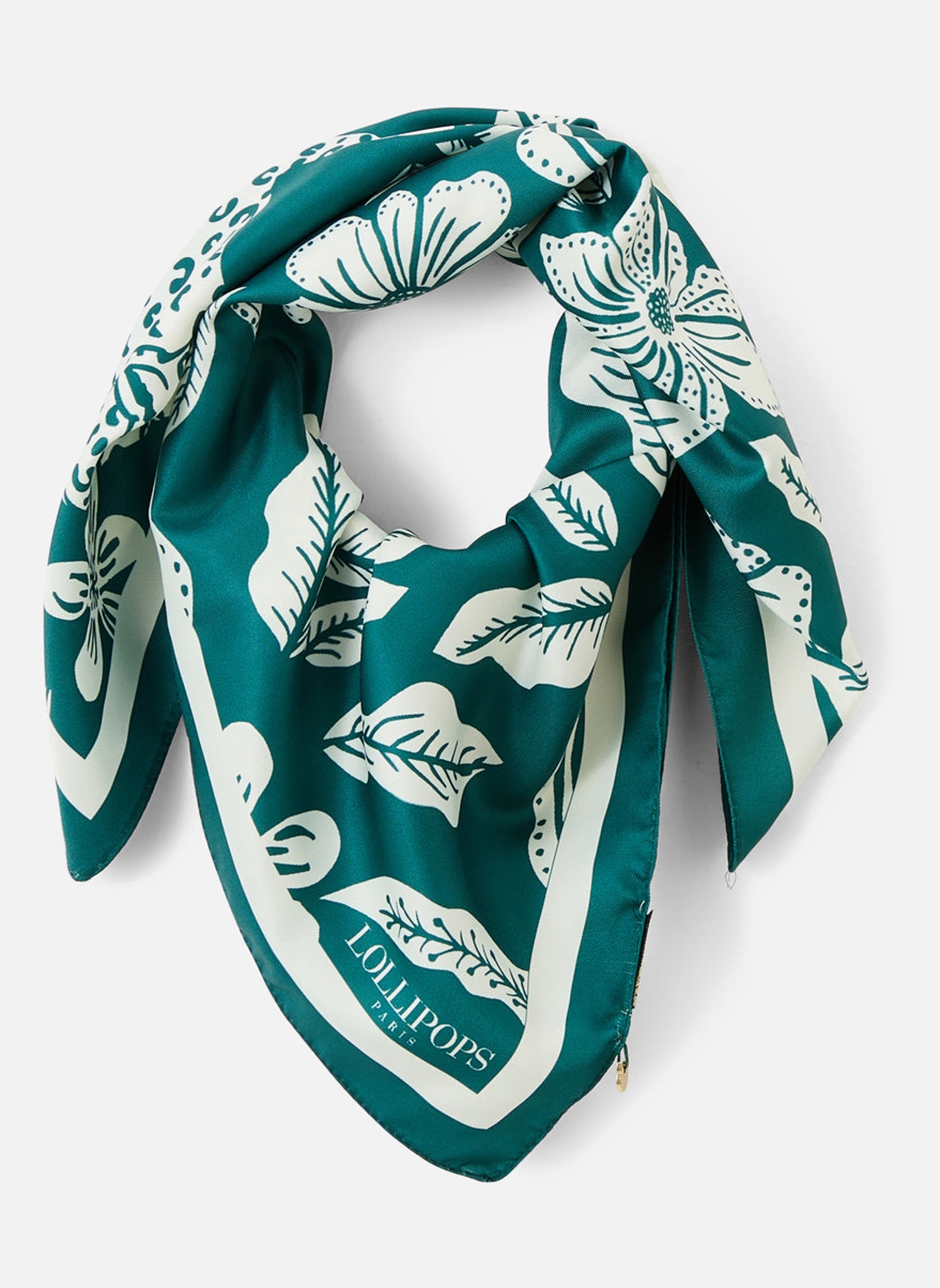 Lollipops Foulards Foulard carré vert Raquel femme vert | Sarenza France