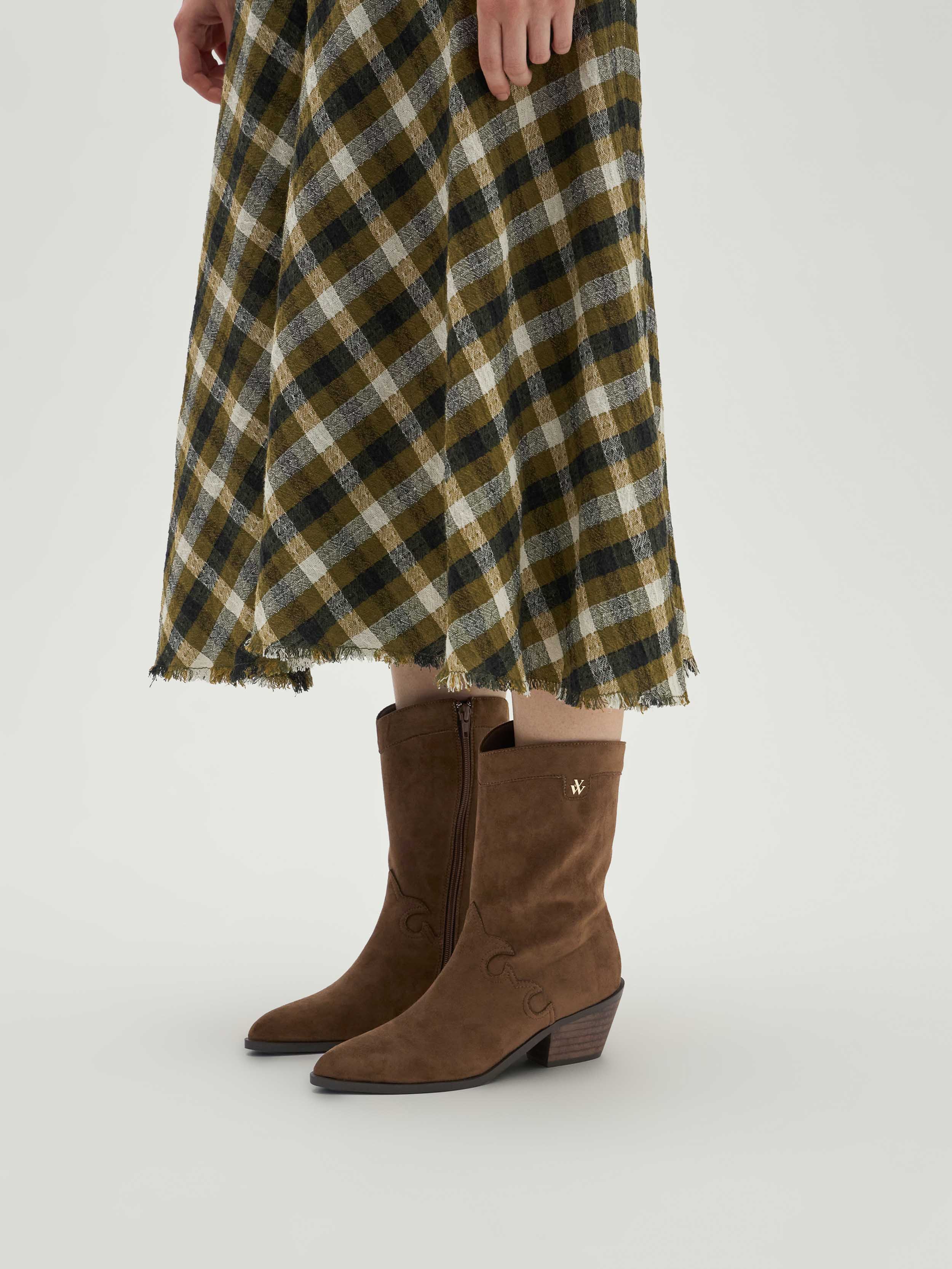 Vanessa Wu Bottines santiags Bottines RODEO Rise femme marron | Sarenza ...
