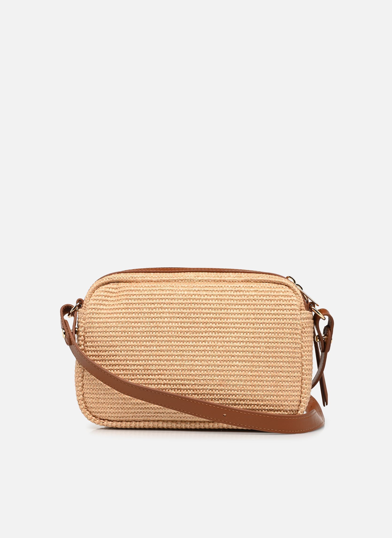Lancaster Schoudertassen Sac trotteur Zippé Mini Osier dames bruin ...