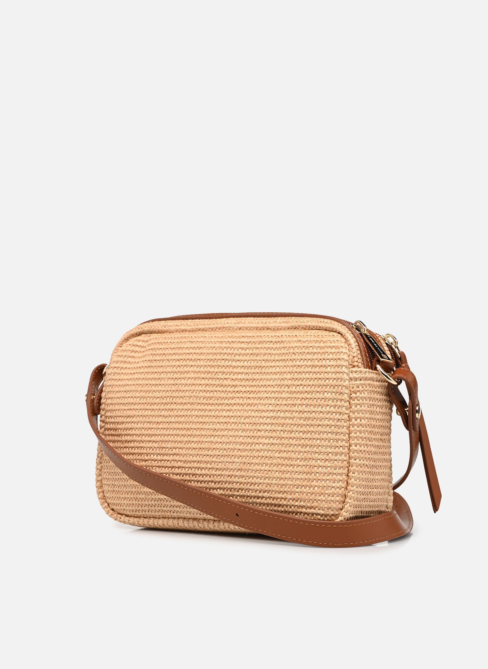 Lancaster Schoudertassen Sac trotteur Zippé Mini Osier dames bruin ...