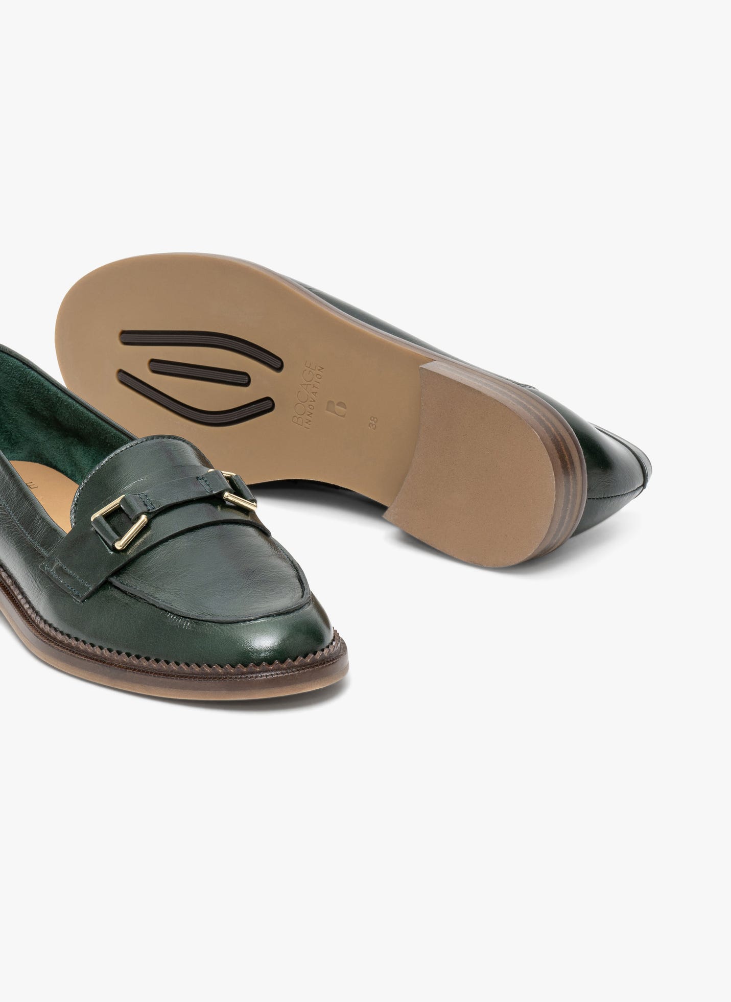 Bocage Mocassins Mocassin ALANNA Emeraude vert | Sarenza France