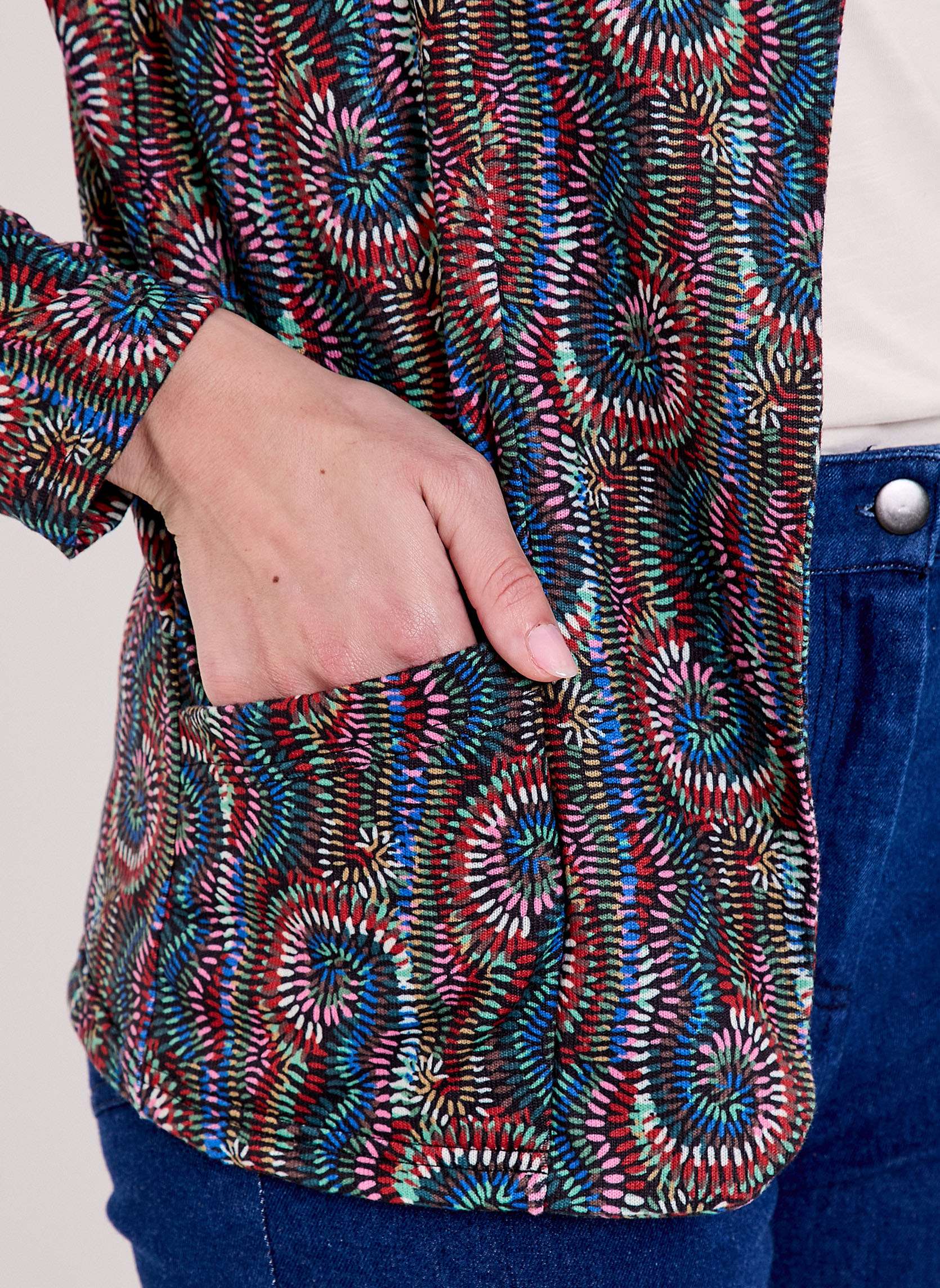 La Fiancée Vestes Veste souple maille CATLINE femme multicolore ...