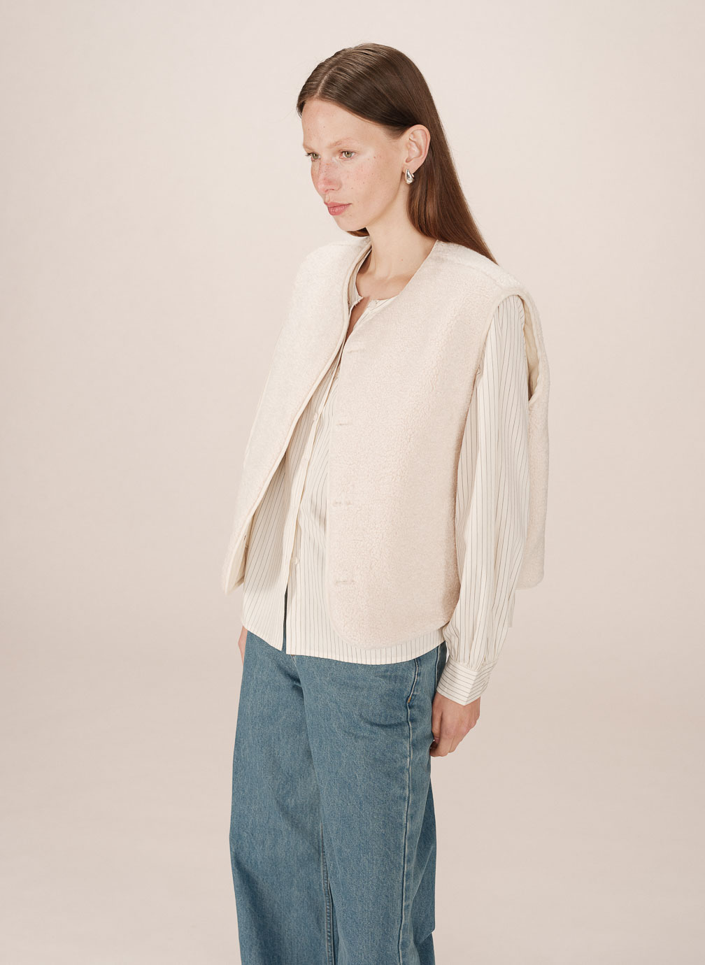 Grace & Mila Vestes Veste matelassée ecru Seth femme beige | Sarenza France