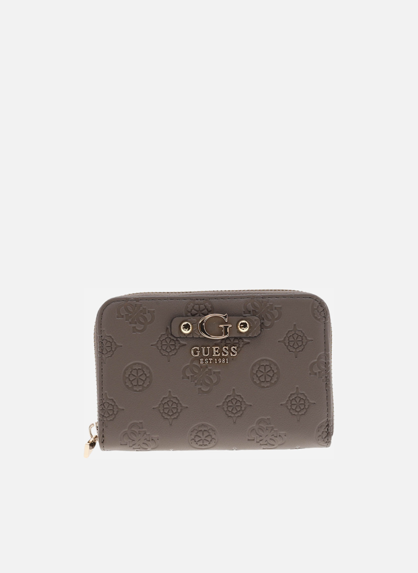 Guess Portefeuilles Portefeuille taupe avec monogrammes embossés all ...