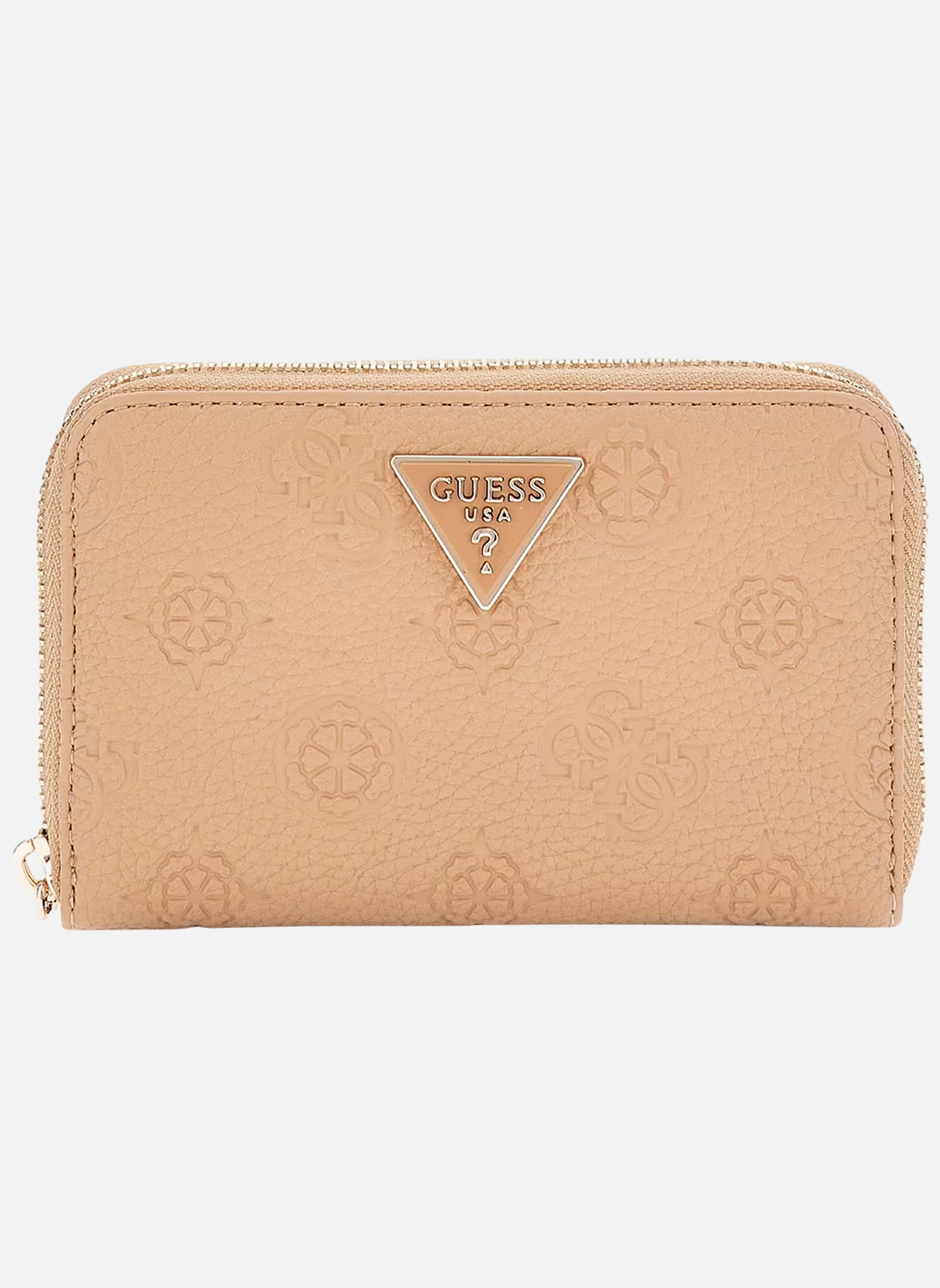 Guess Portefeuilles Portefeuille caramel à monogrammes embossés et ...