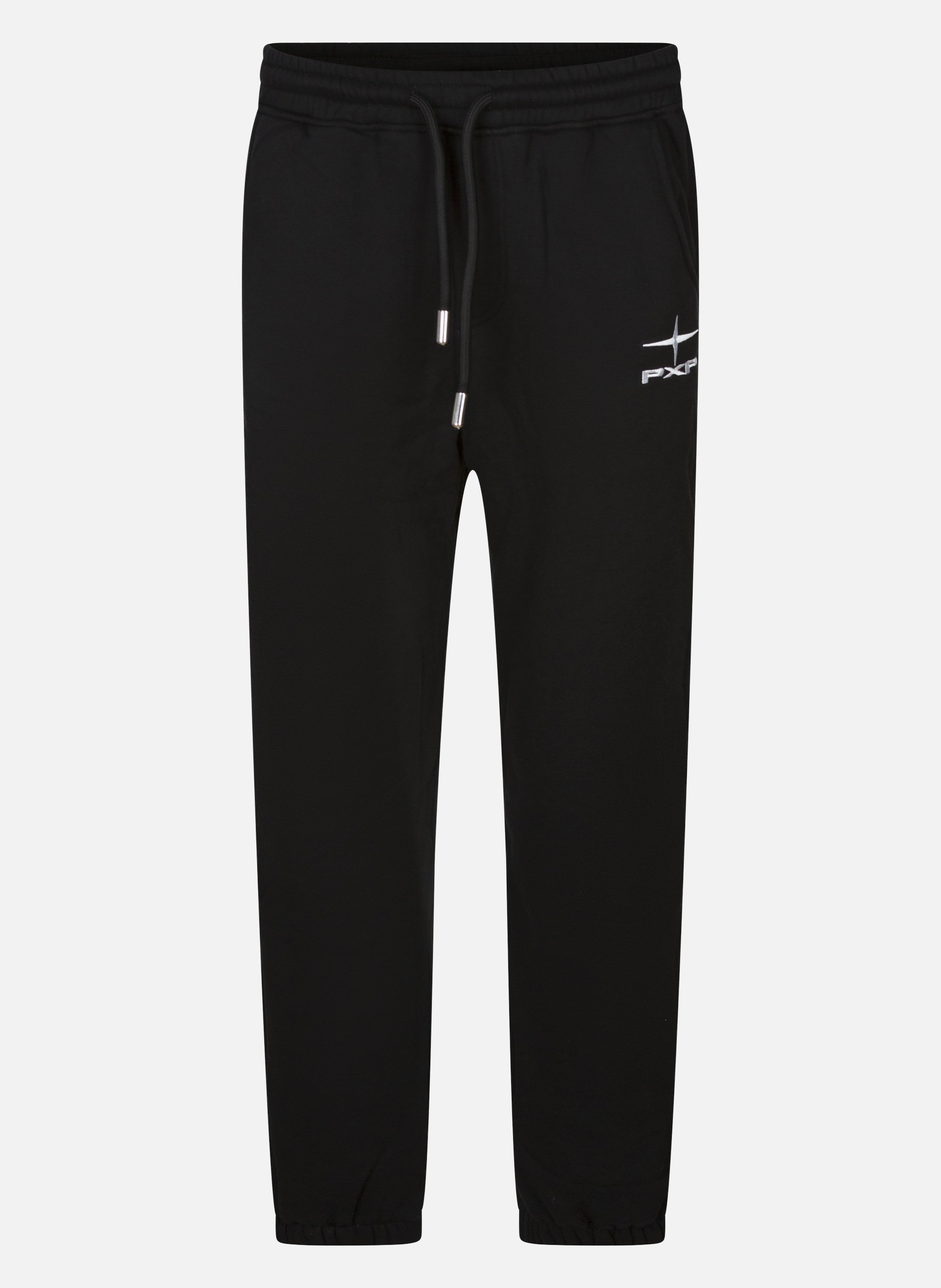 Project X Joggings Pantalon Jogging en coton noir uni coupe ajustée ...
