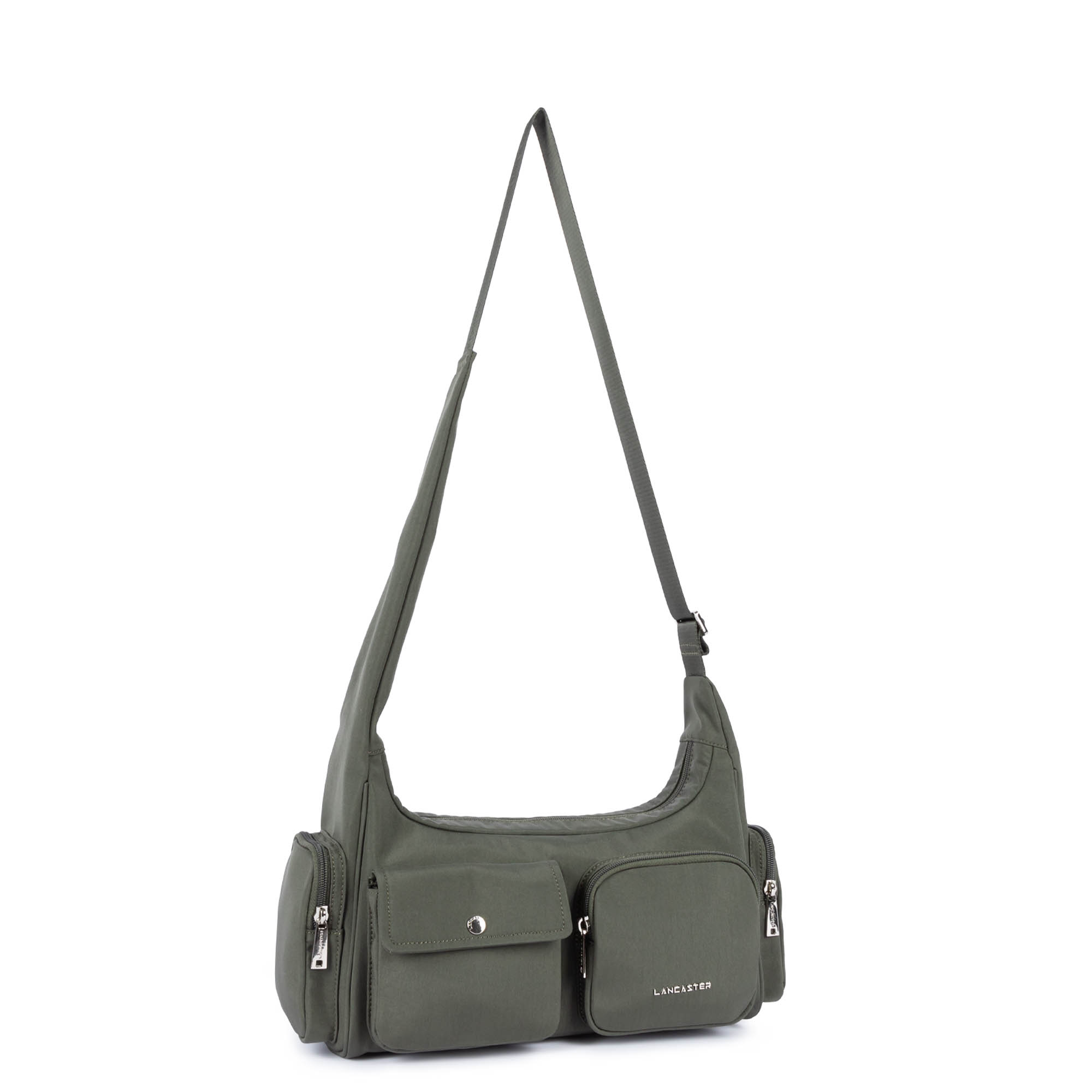 Lancaster Sacs à main Sac besace - Basic Pocket femme vert | Sarenza France