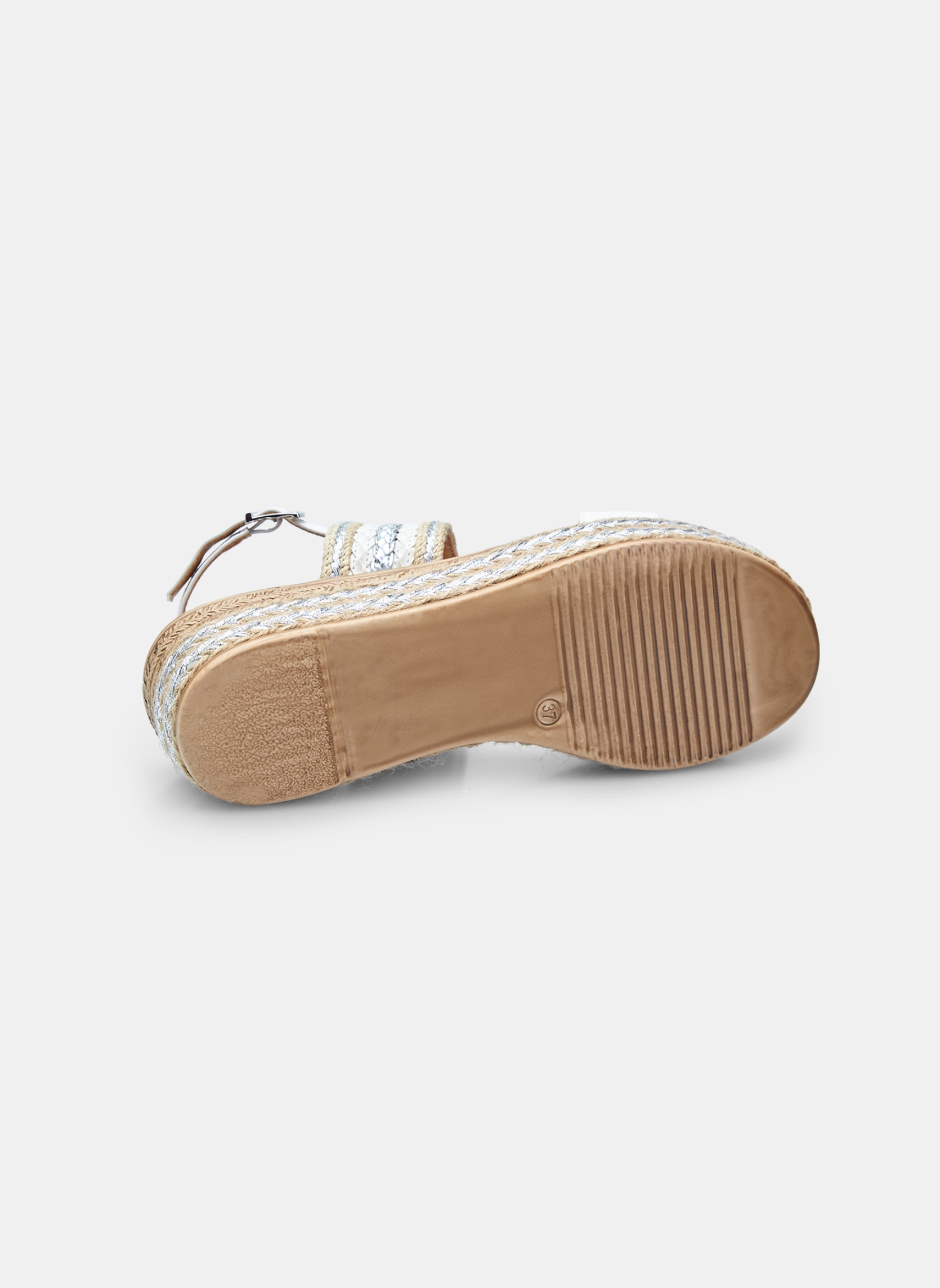 Bata Sandales Sandales pour femme avec platform BATA - Blanc femme ...
