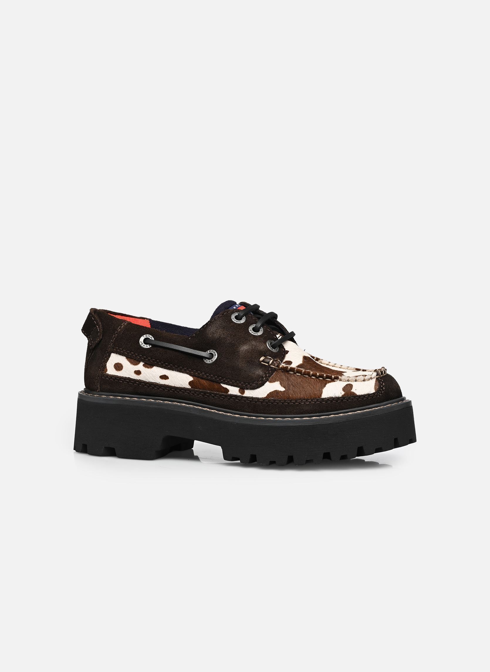 Tommy Hilfiger Mocassins ARCHIVE '01 CALF HAI femme marron | Sarenza ...