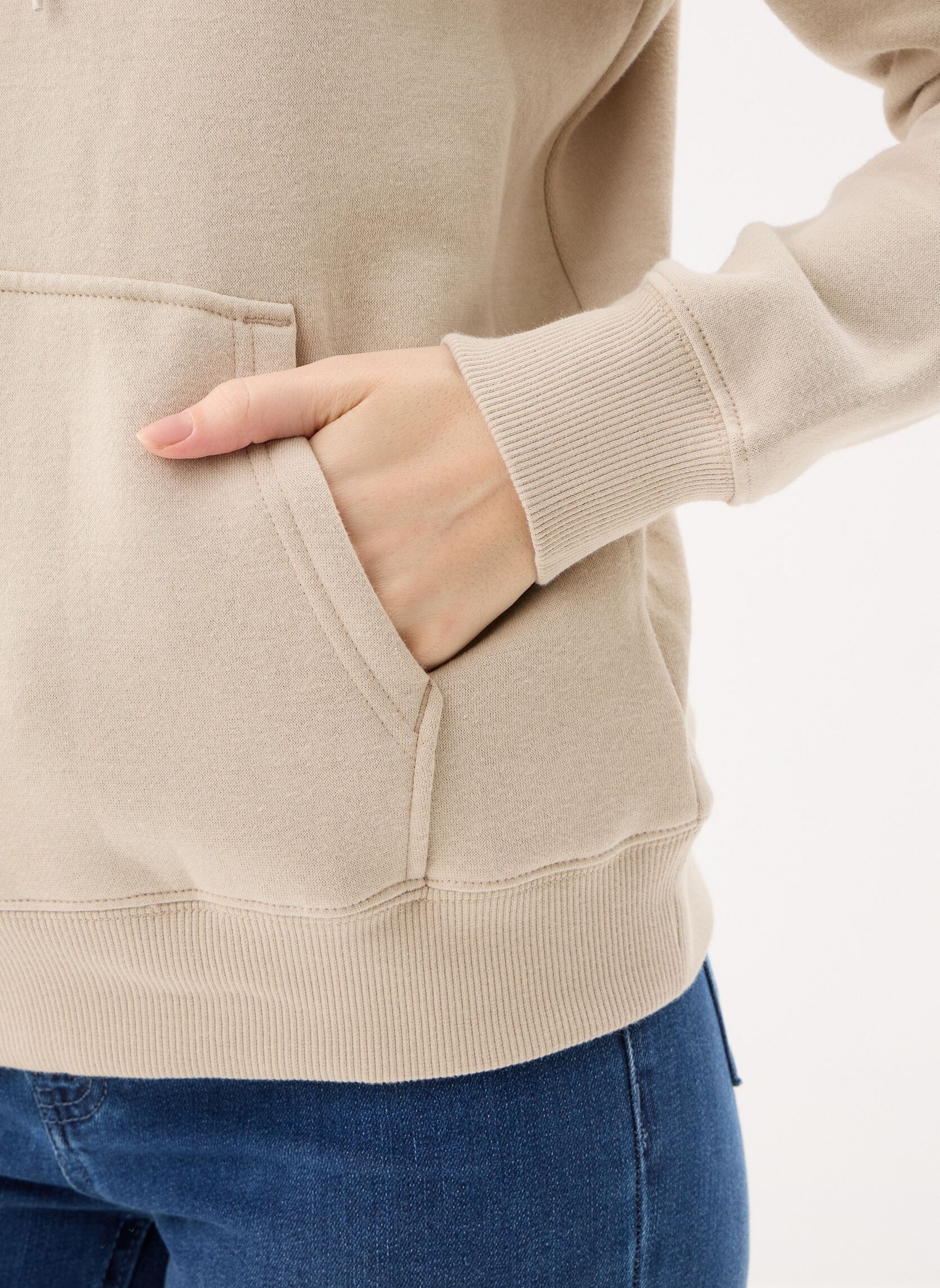 Tommy Jeans Sweats à capuche Tjw Reg S Flag Hoodi femme beige | Sarenza ...