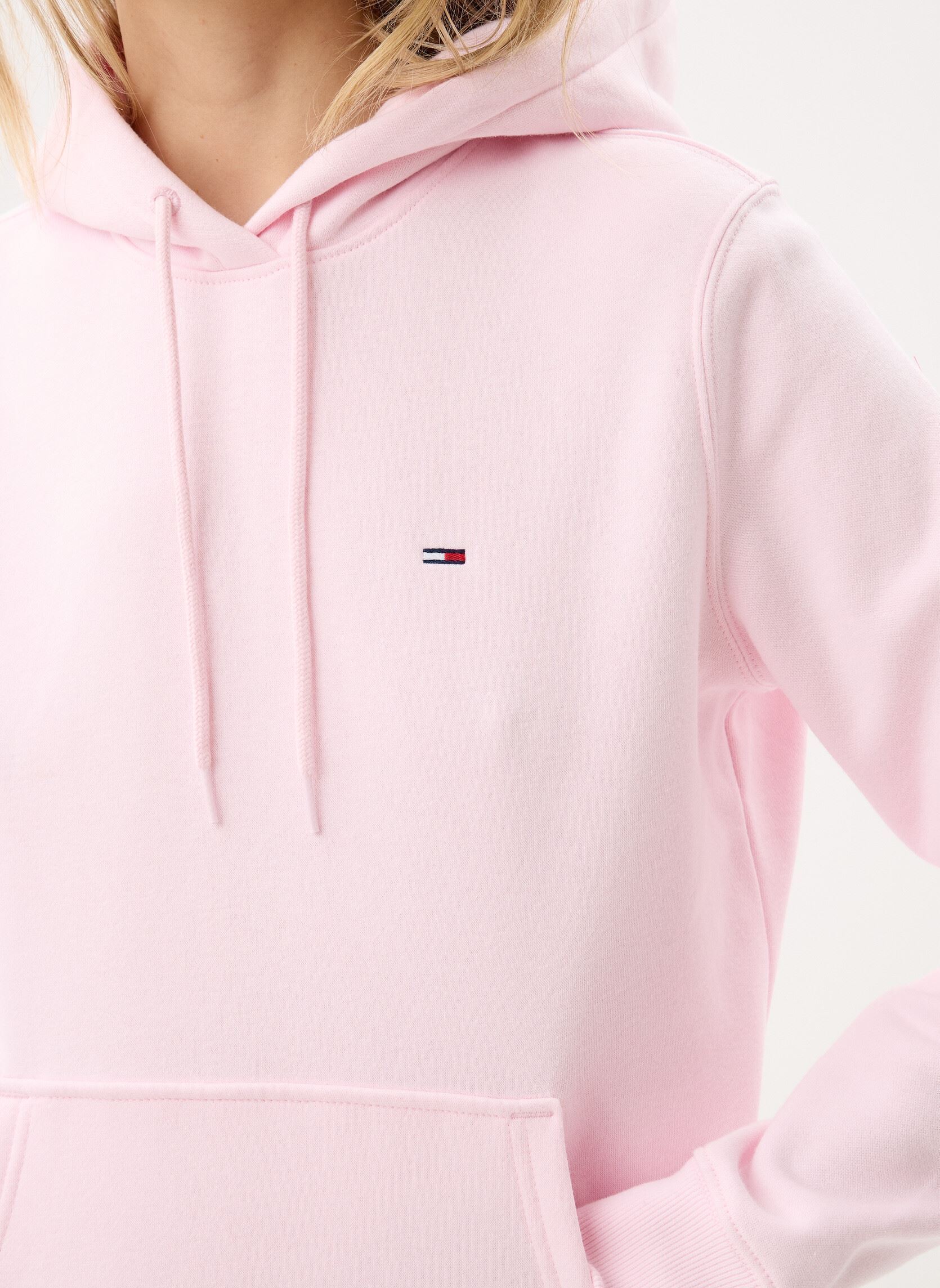 Tommy Jeans Felpe con cappuccio Tjw Reg S Flag Hoodi donna rosa online ...
