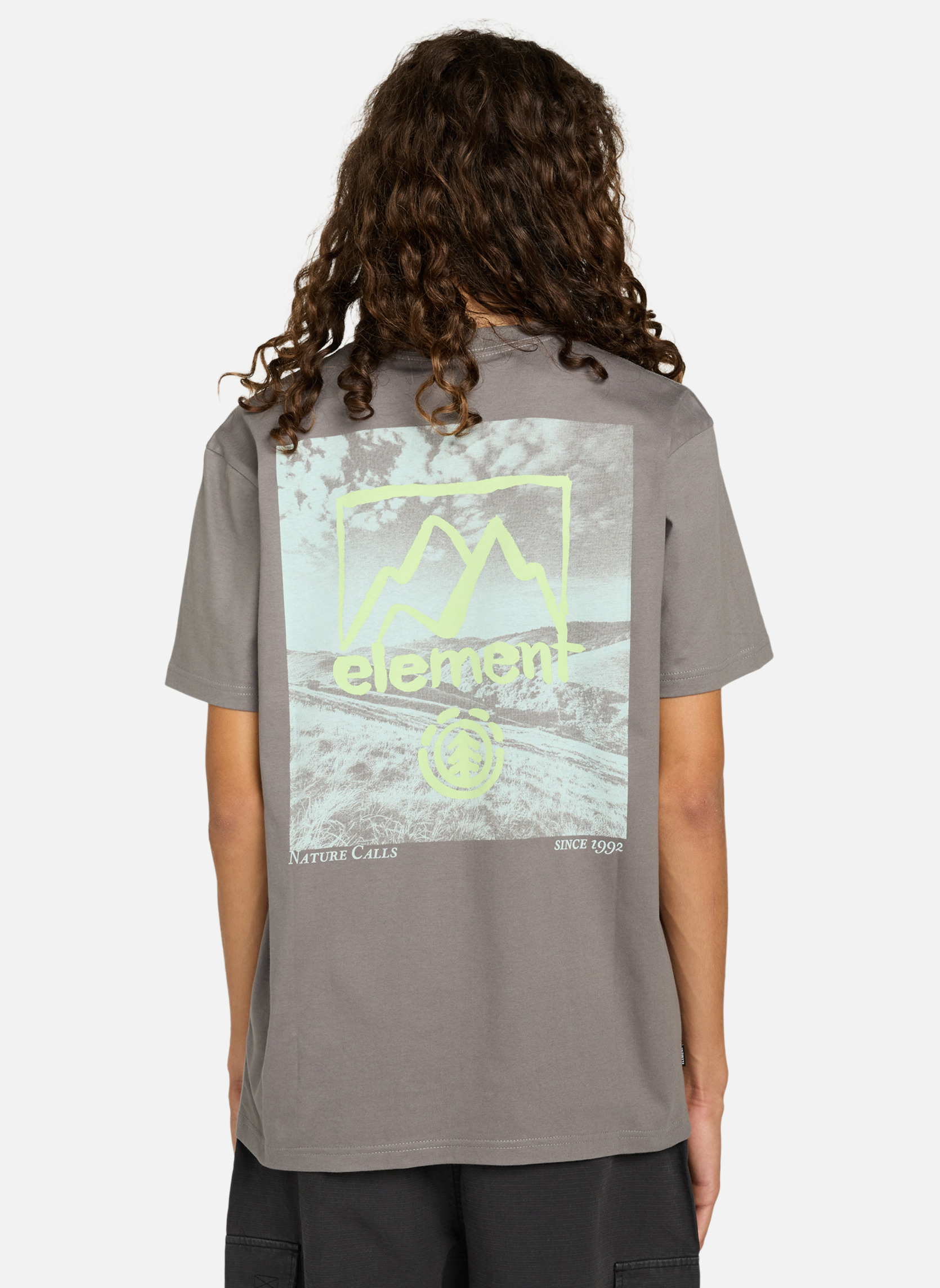 Element Tee-shirts Open Hills homme gris | Sarenza France
