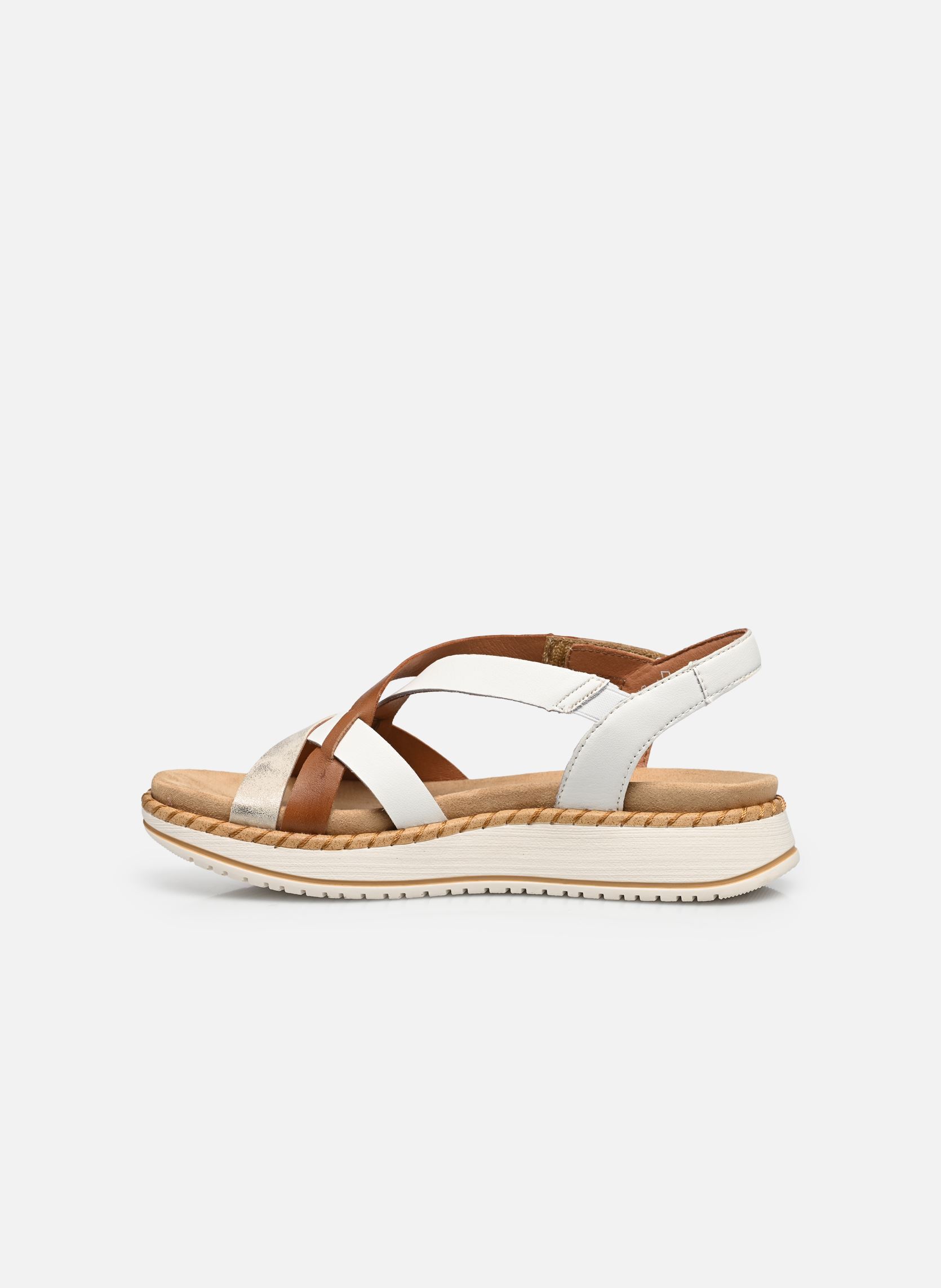 Remonte Keil- und Plateausandalen D3J53 damen weiß - online kaufen ...