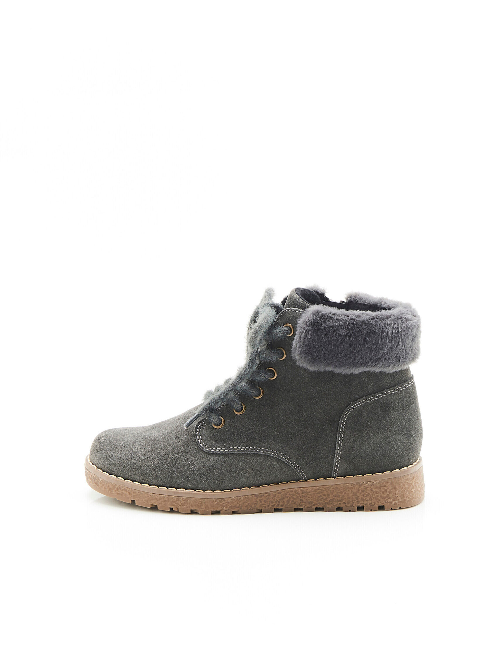 Damart Bottines et boots Boots Thermolactyl fourrées femme gris ...