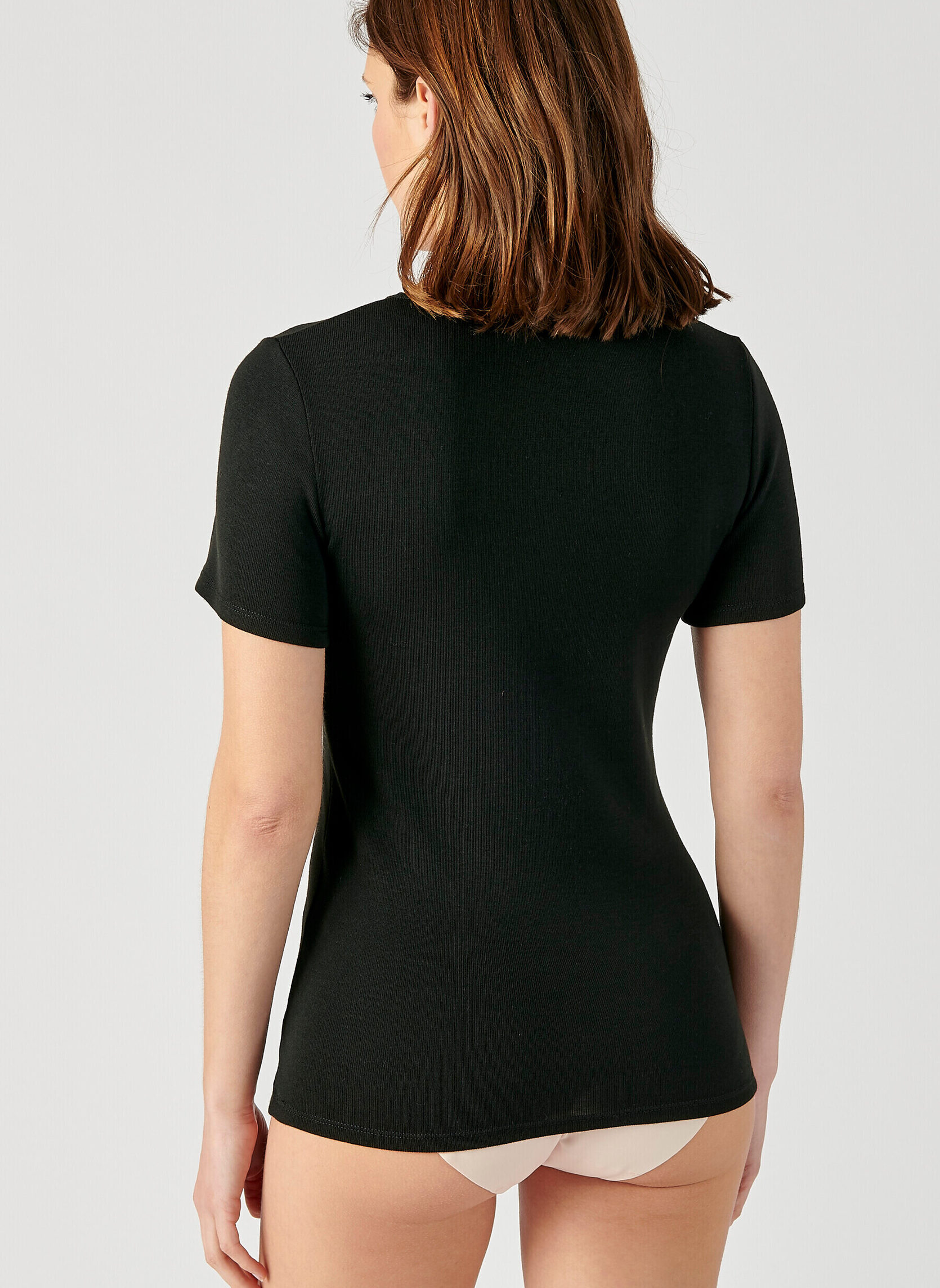 Damart Tee-shirts manches courtes T-shirt manches courtes fine côte ...