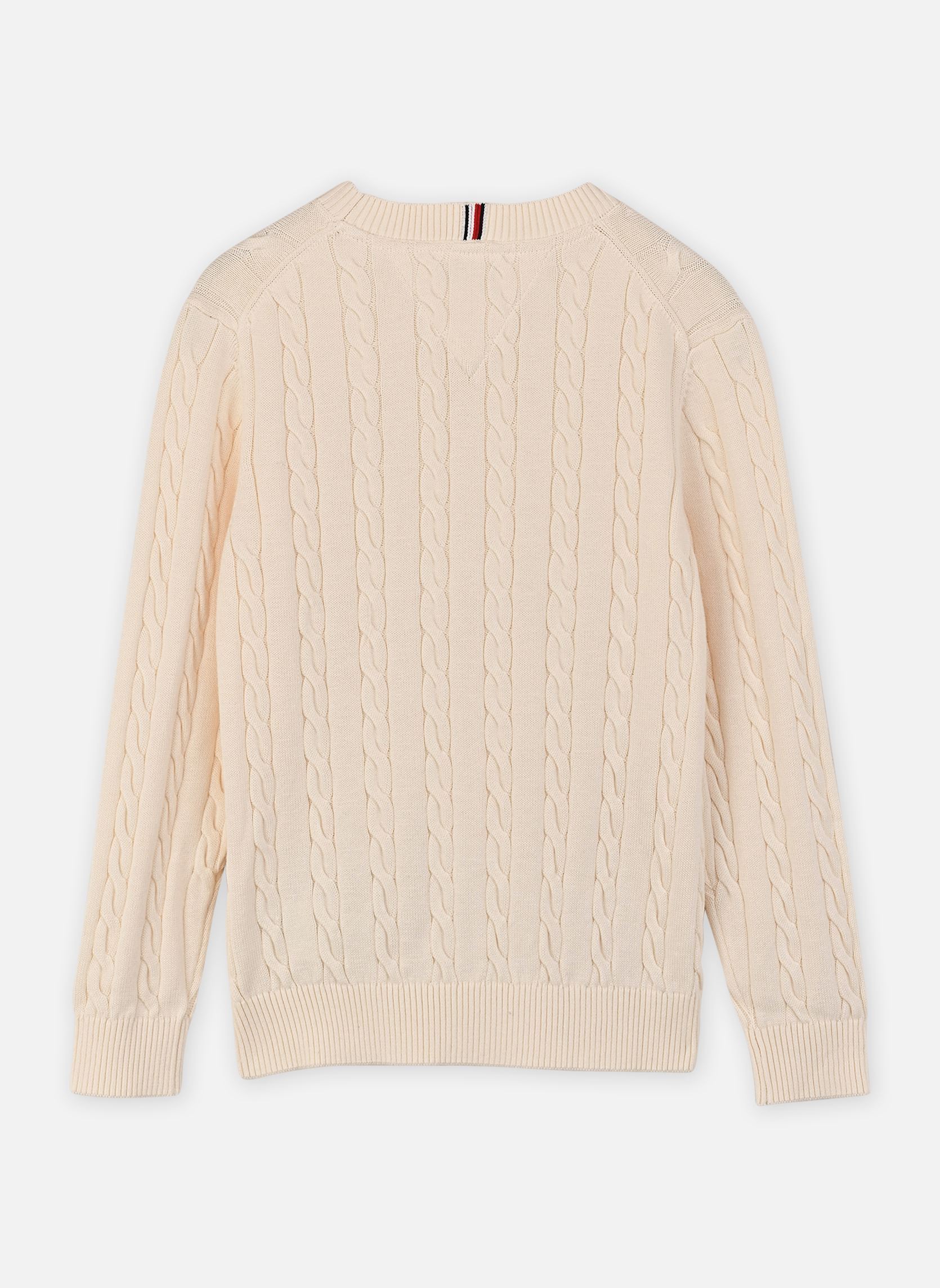 Tommy Hilfiger Pullover Cotton Cable Sweater jungen weiß online ...