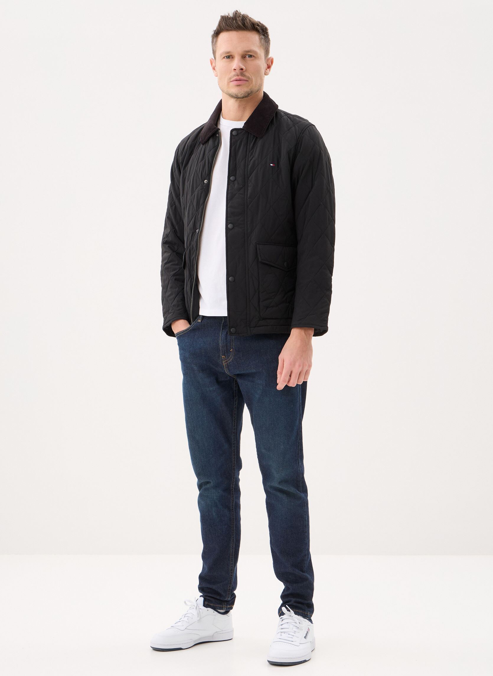 Tommy Hilfiger Giubbotti Diamond Quilted Jack uomo nero online ...