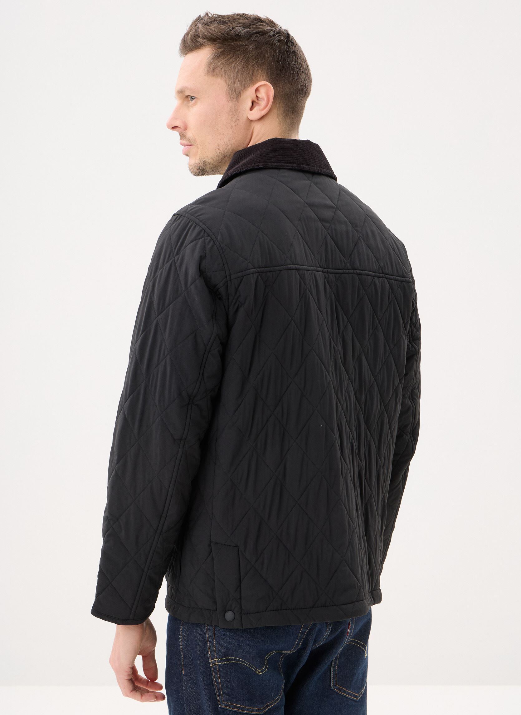 Bestel Tommy Hilfiger Bomberjacks Diamond Quilted Jack heren zwart ...