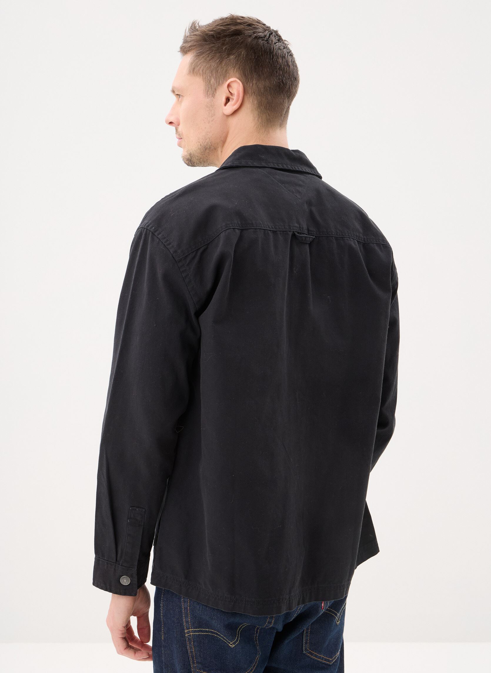 Tommy Jeans Camicie Tjm Essential Oversh uomo nero online | Sarenza Italia
