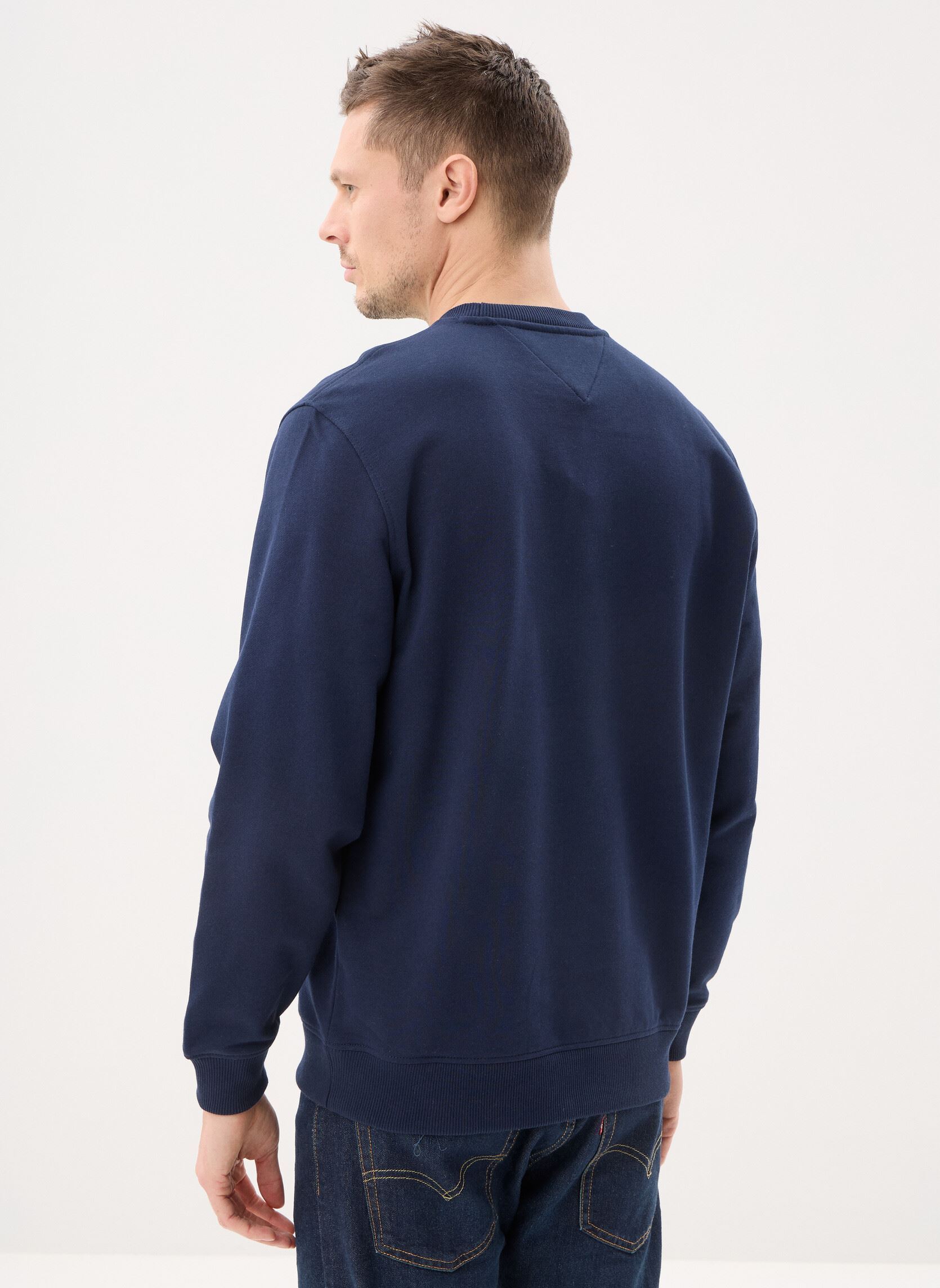 Tommy Jeans Felpe Tjm Reg Big Flag Cne uomo blu online | Sarenza Italia