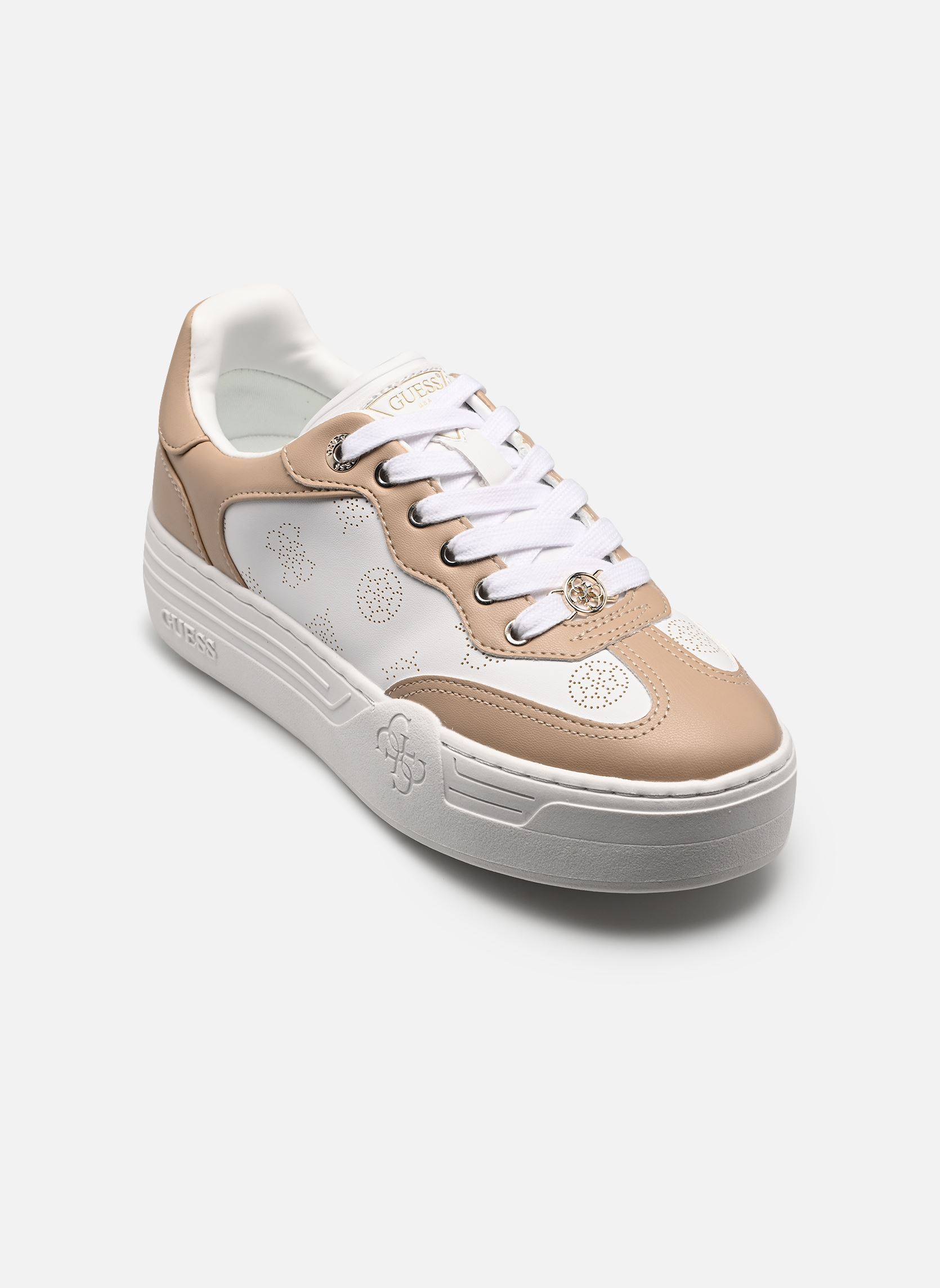 Guess Baskets SWOLE3 femme blanc | Sarenza France