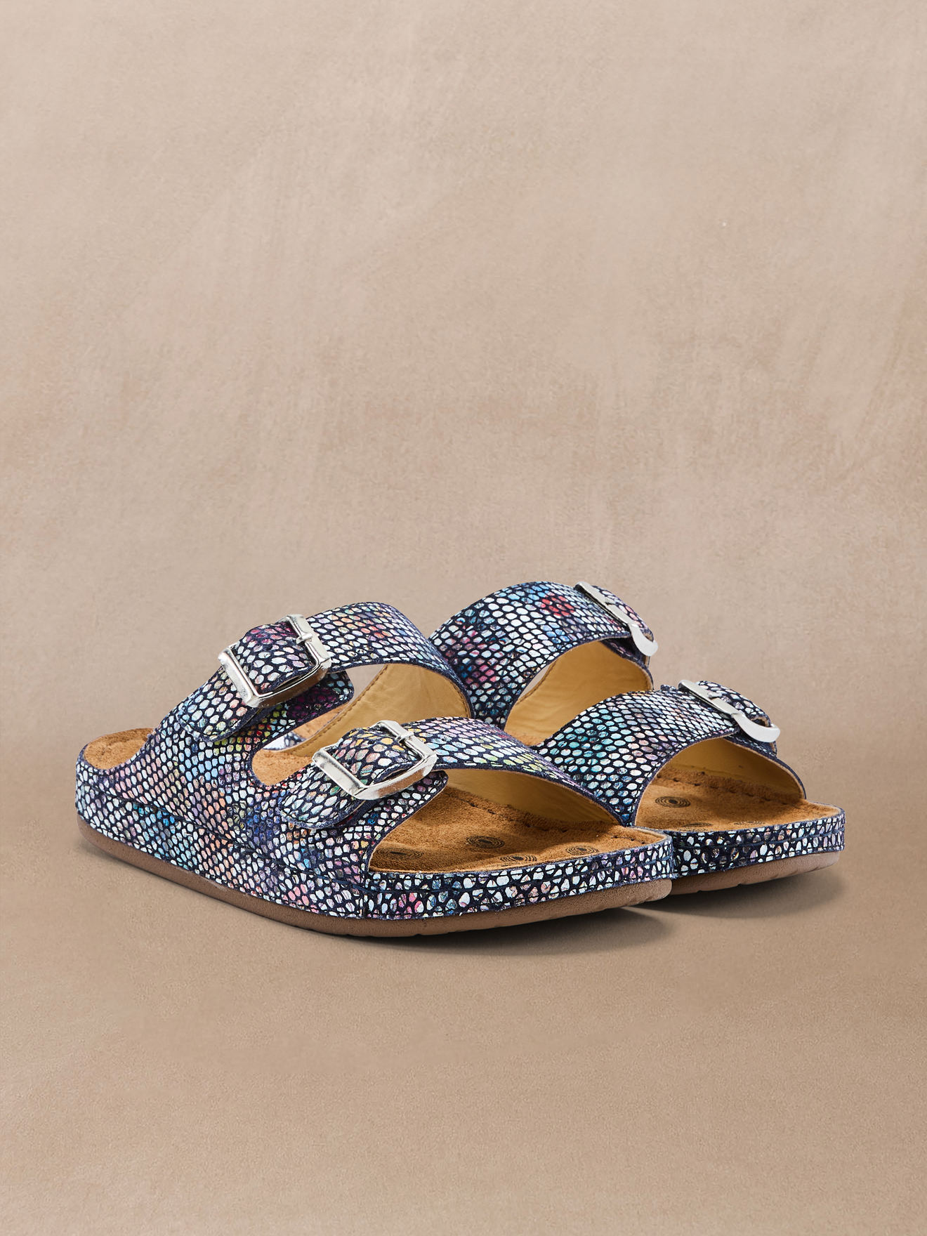 Pediconfort Mules bleu | Sarenza France