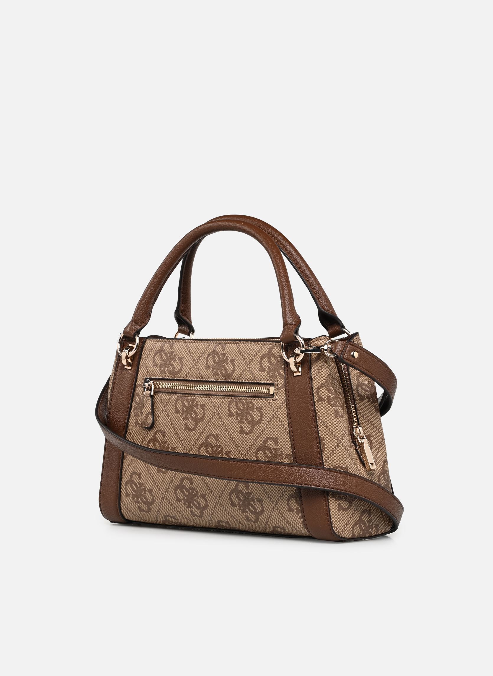 Guess Sacs à main Karnilla Logo Gfriend Sathel femme beige | Sarenza ...