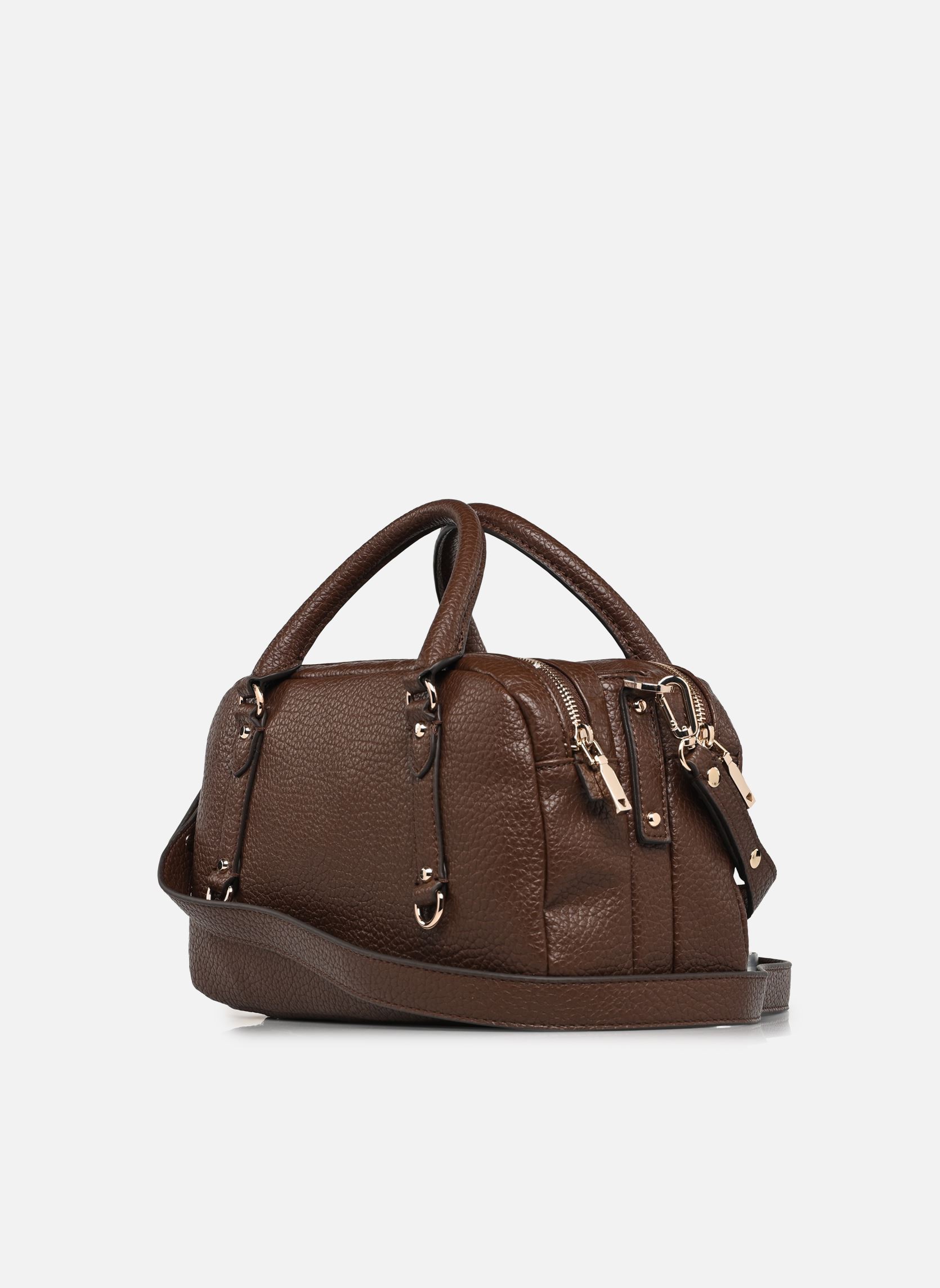Guess Sacs à main Marsha Box Satchel femme marron | Sarenza France