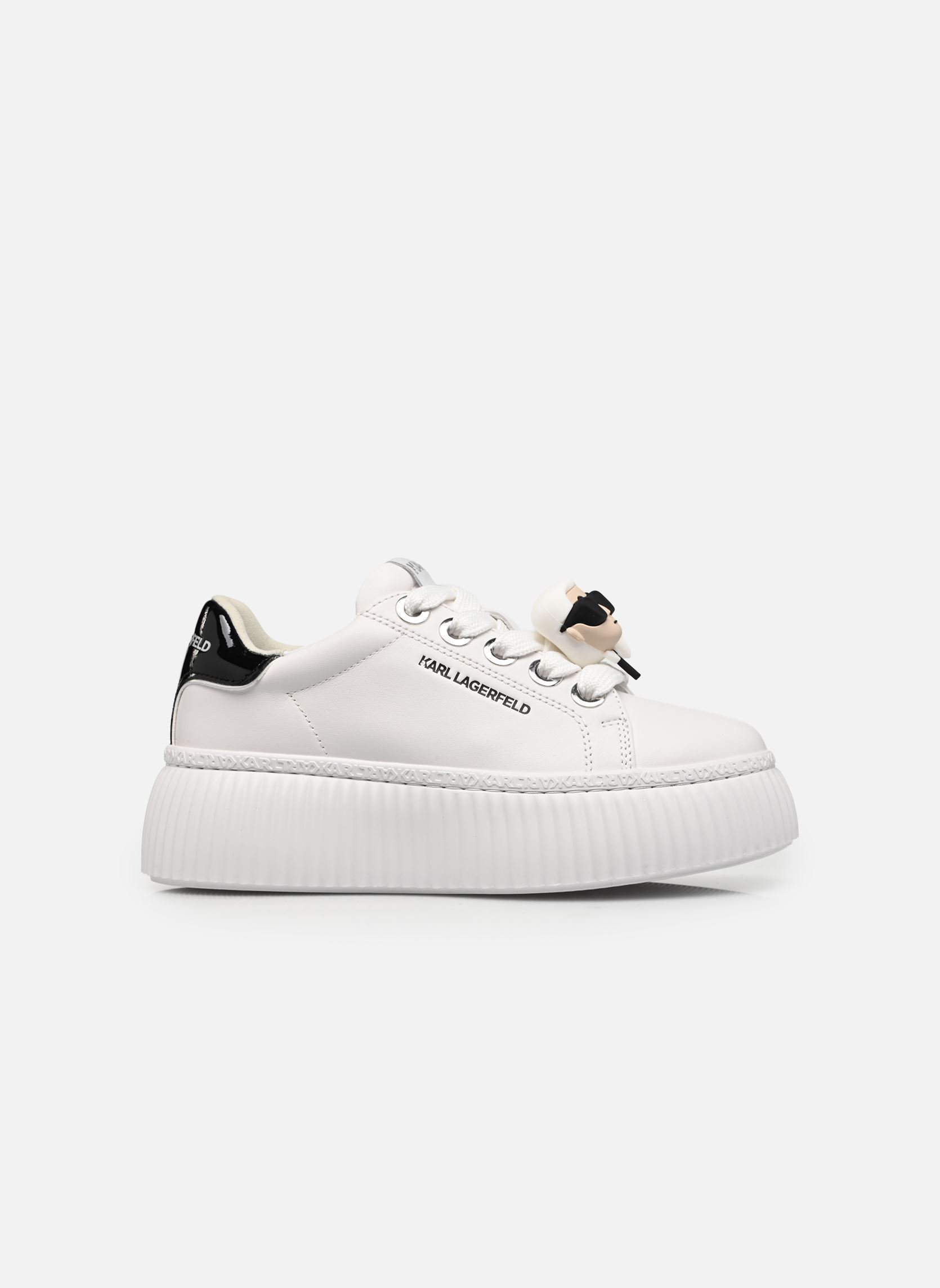Karl Lagerfeld Plateau-Sneaker KREEPER LO Twin Lace Keeper damen weiß ...