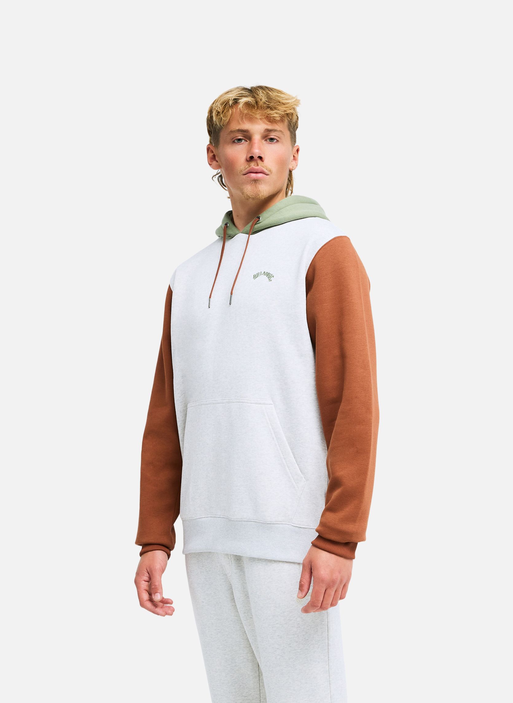 Billabong Sweats à capuche Arch Block Po homme gris | Sarenza France