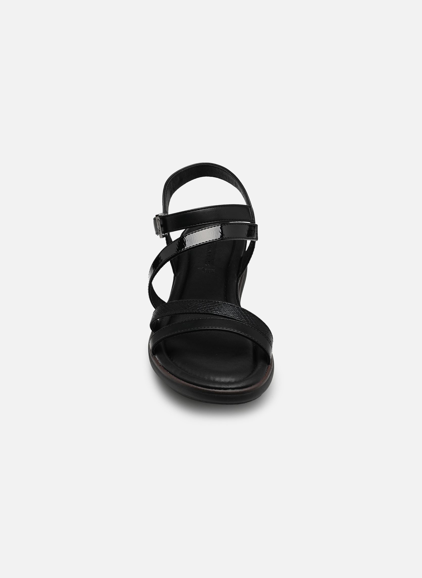 Tamaris Keil- und Plateausandalen 28713-46 damen schwarz - online ...
