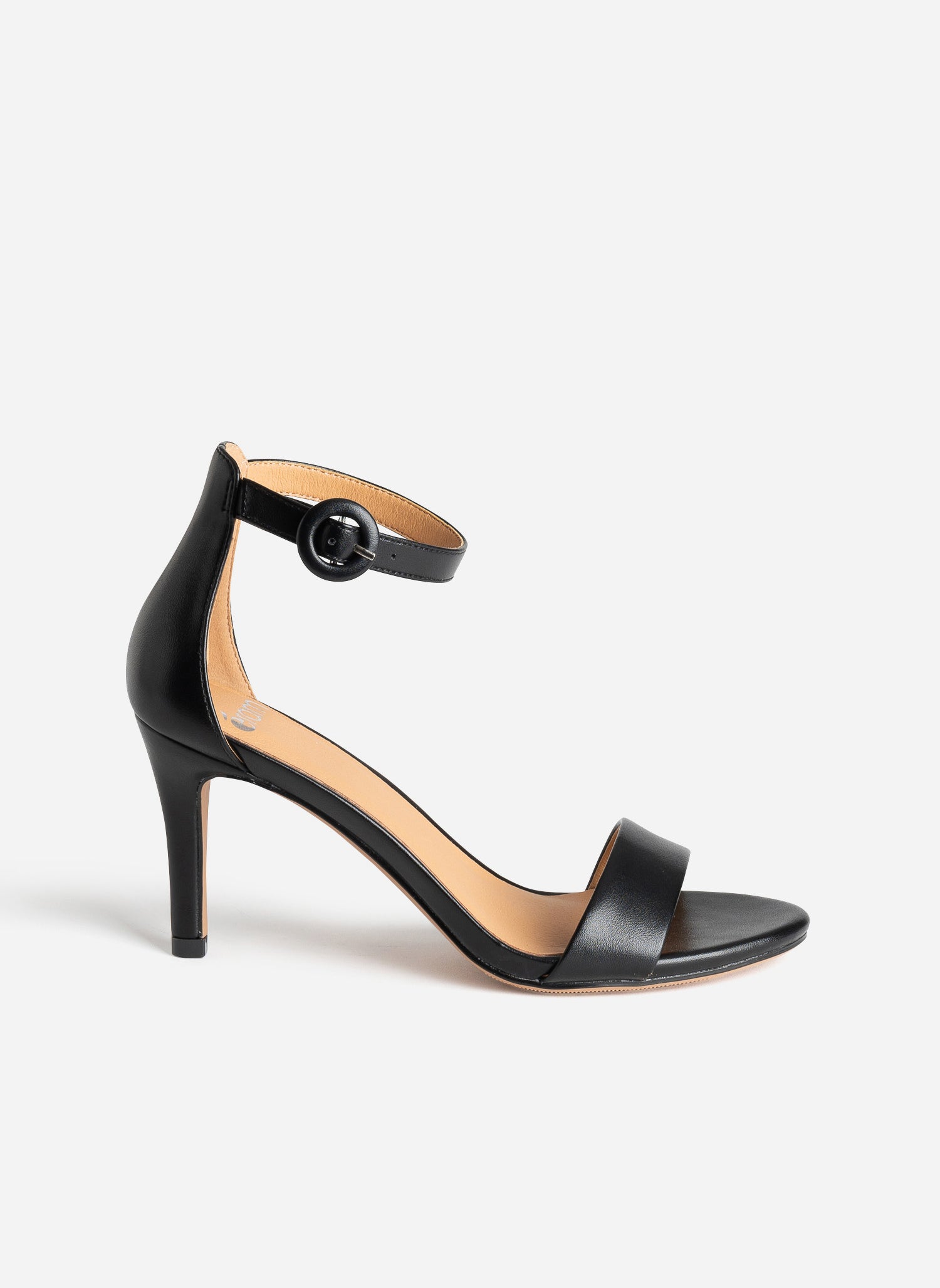 Eram Sandales Sandale noire à talon fin femme noir | Sarenza France