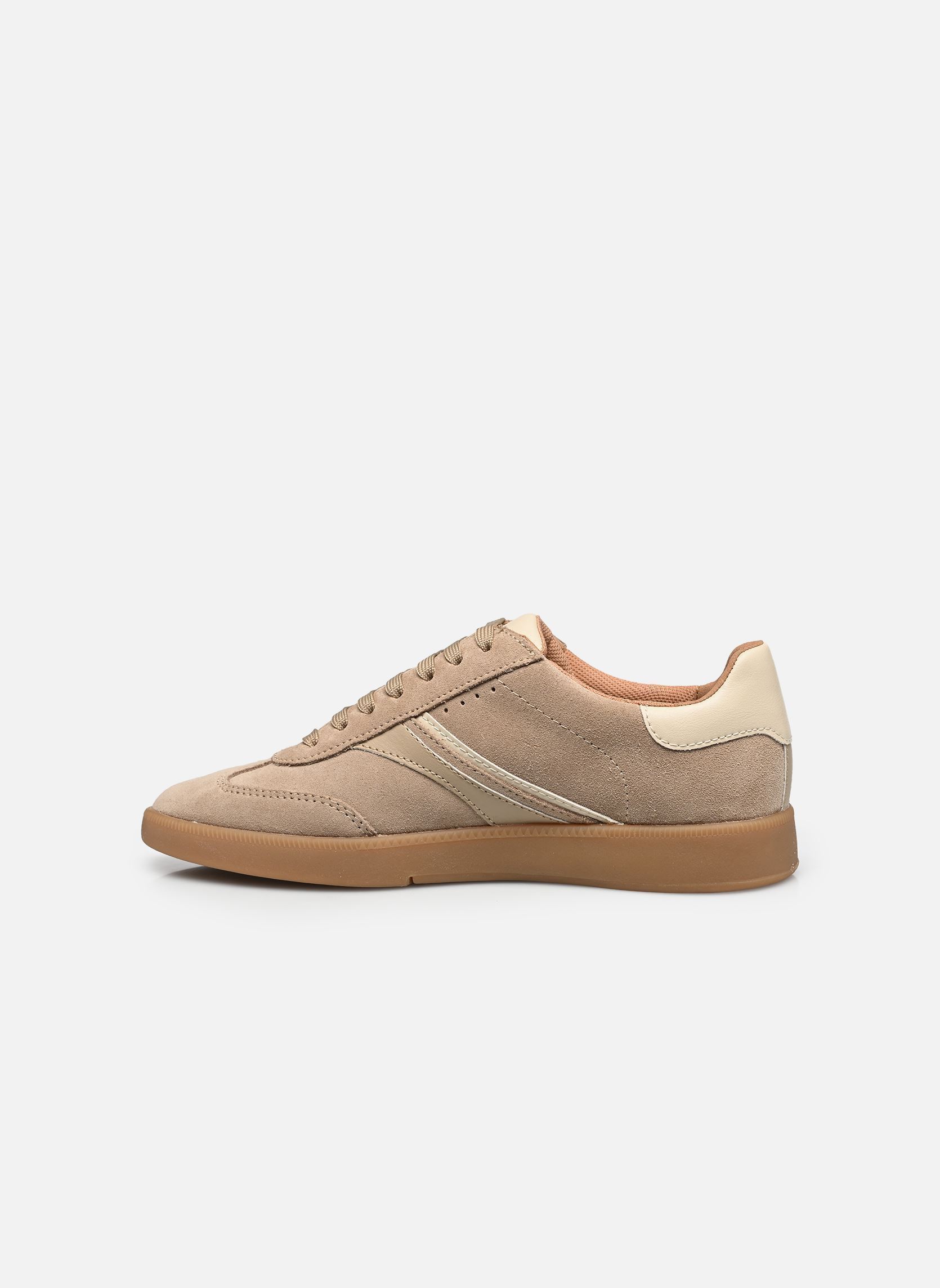 Geox Baskets basses D MELEDA A femme beige | Sarenza France