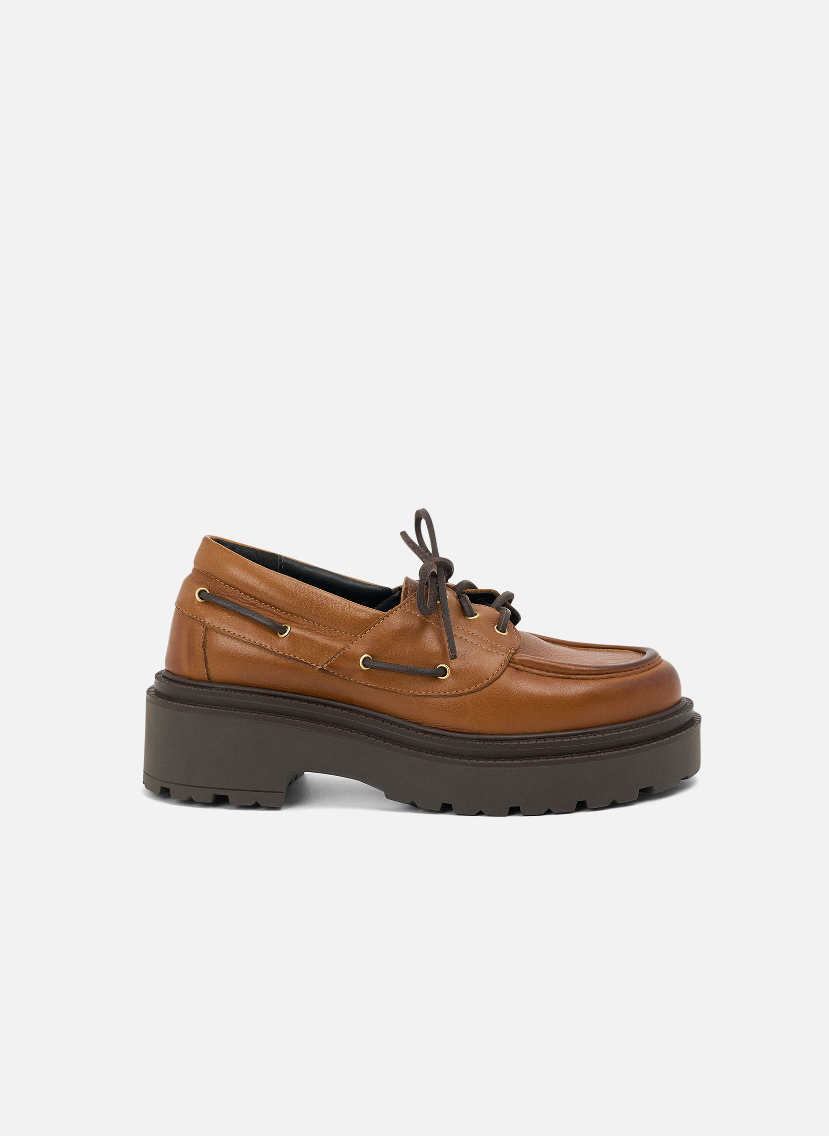 Mellow Yellow Derbies LORENA femme marron | Sarenza France