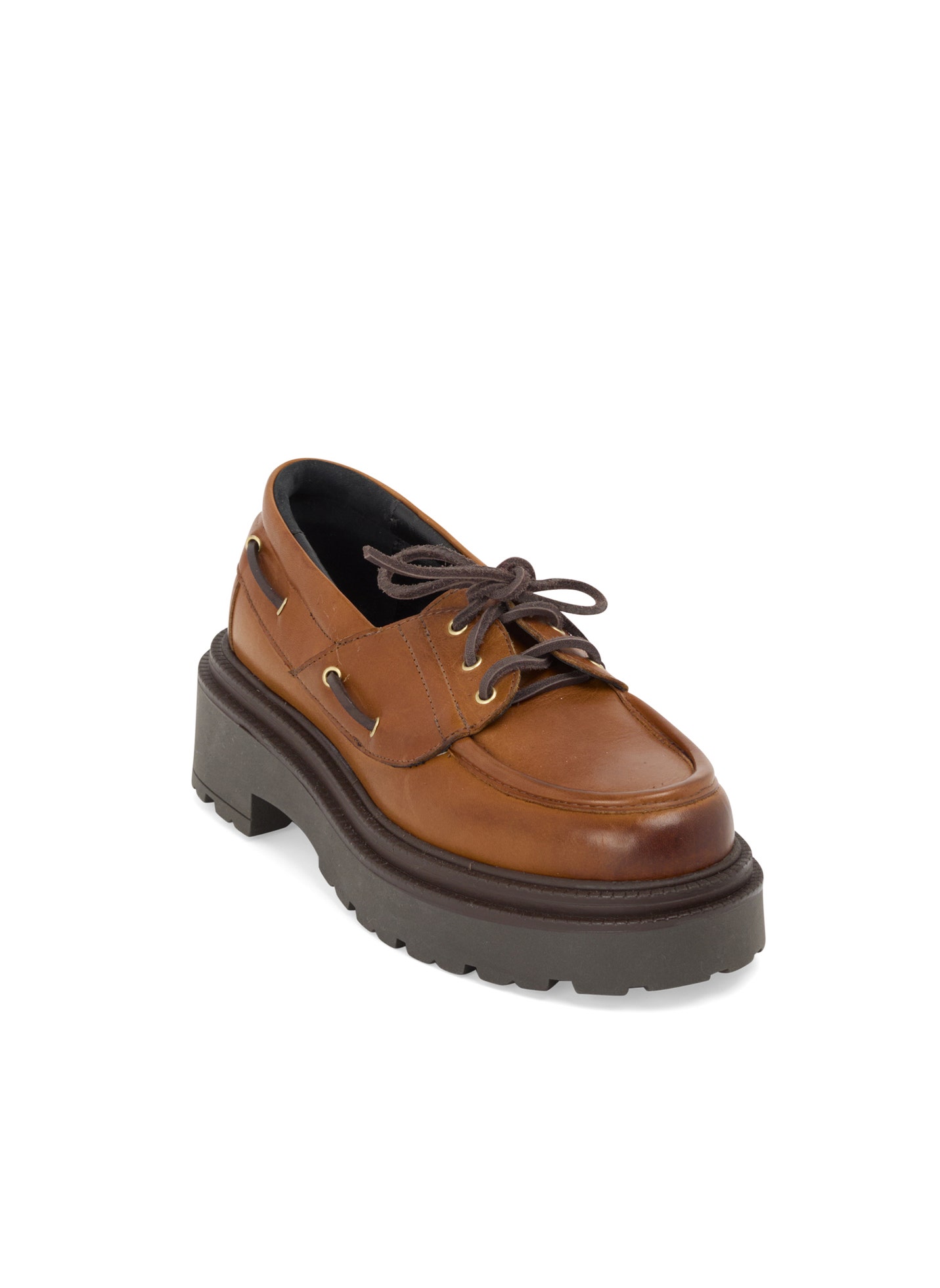 Mellow Yellow Derbies LORENA femme marron | Sarenza France