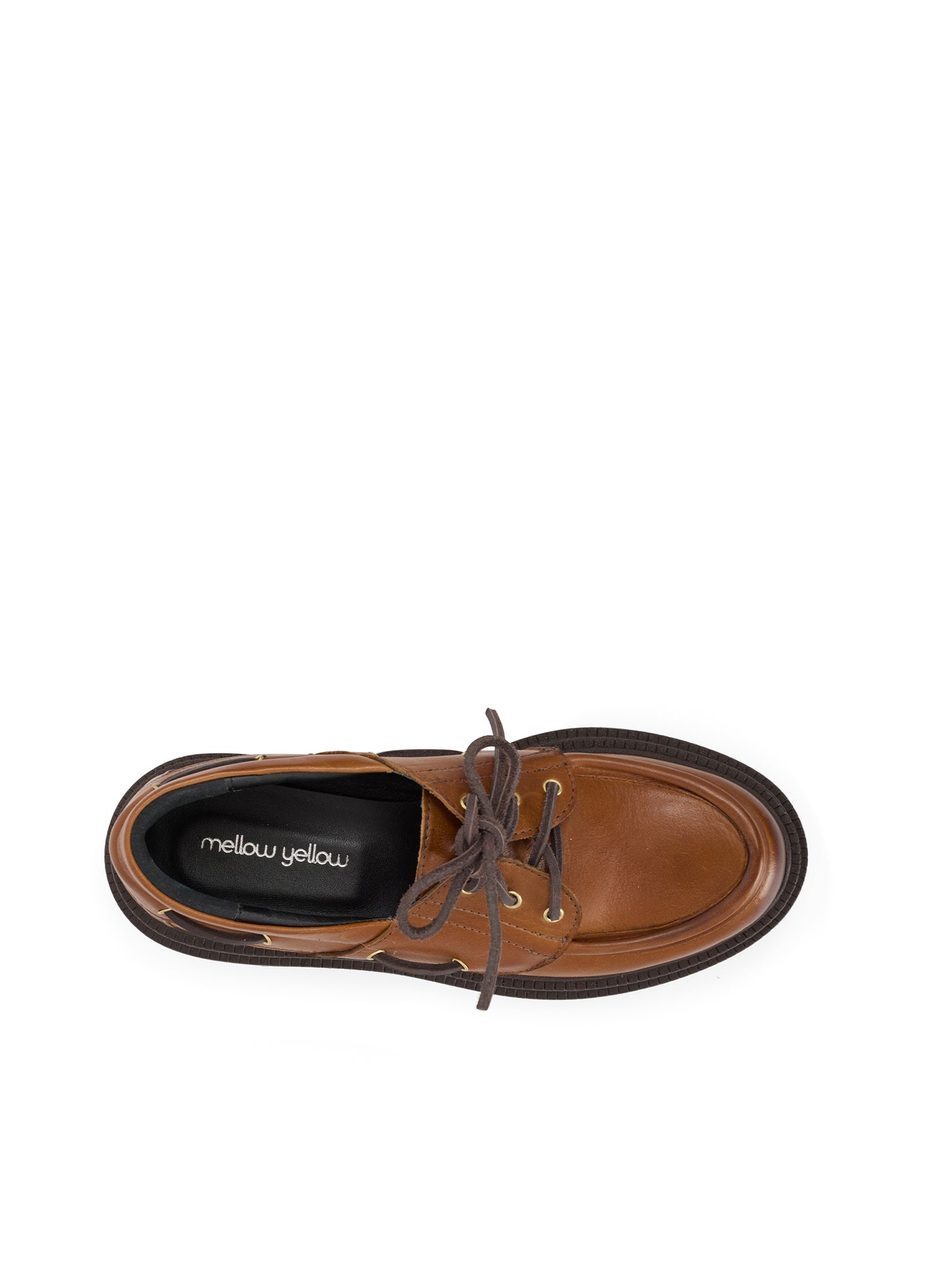 Mellow Yellow Derbies LORENA femme marron | Sarenza France