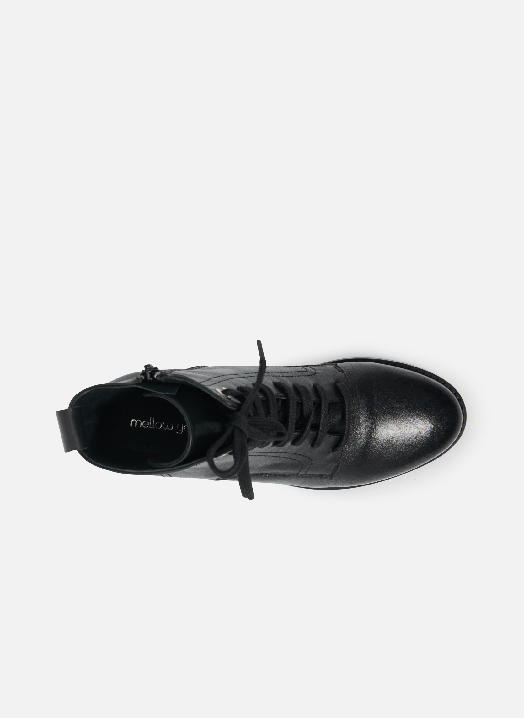 Mellow Yellow Bottines et boots Bottines en cuir noir Nastia femme noir ...